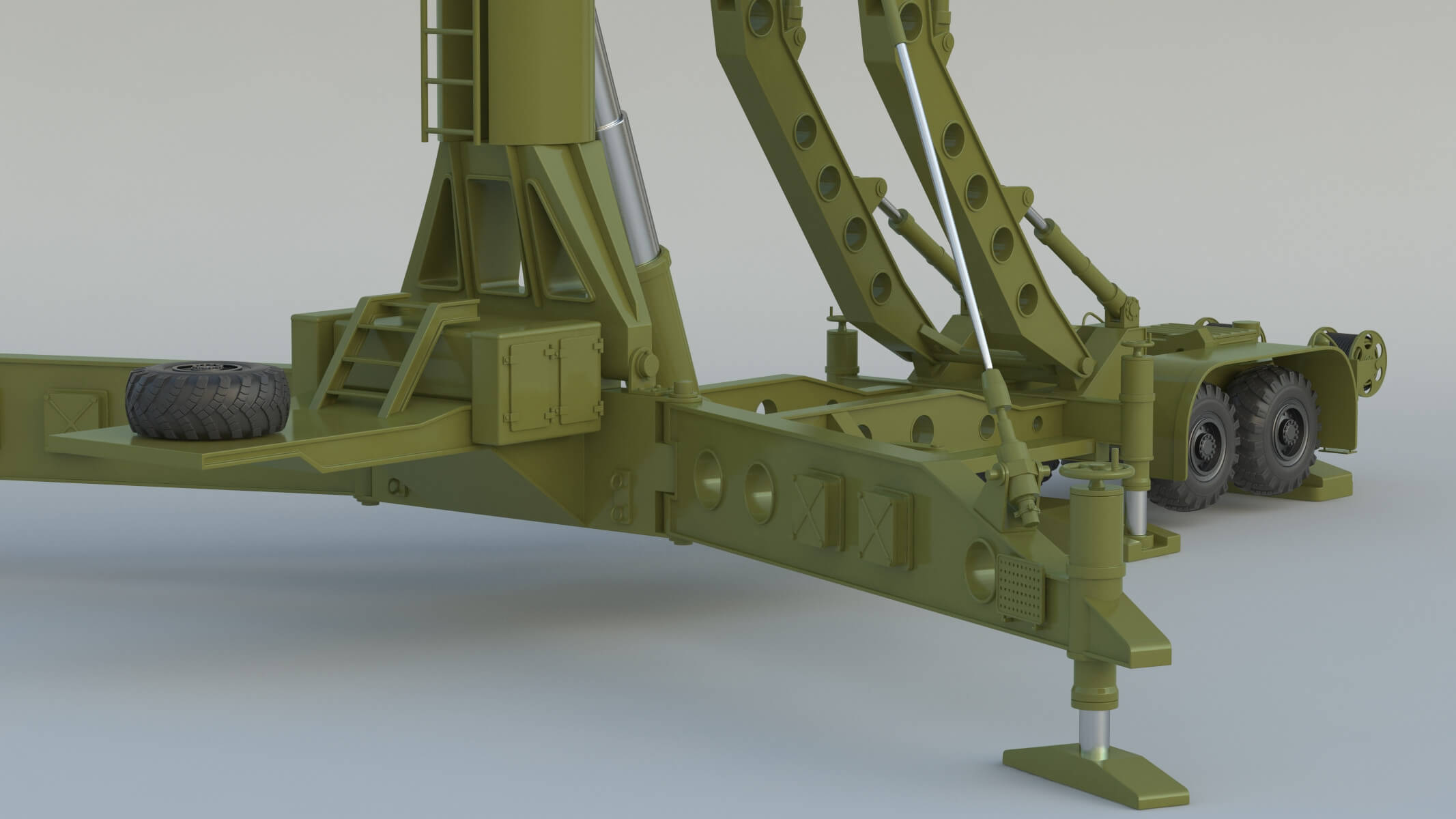 40V6M Flap Lid Mast Radar - 3D Model by frezzy