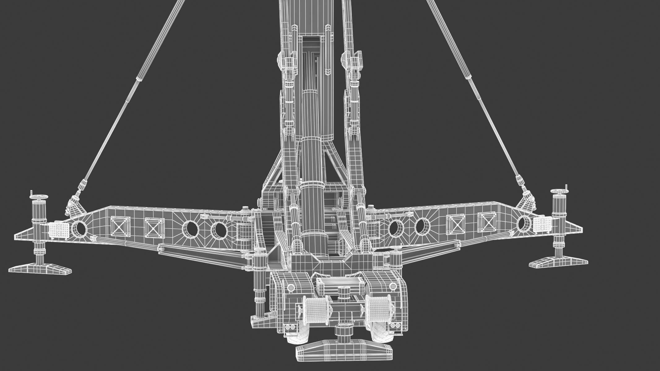 40V6M Flap Lid Mast Radar - 3D Model by frezzy