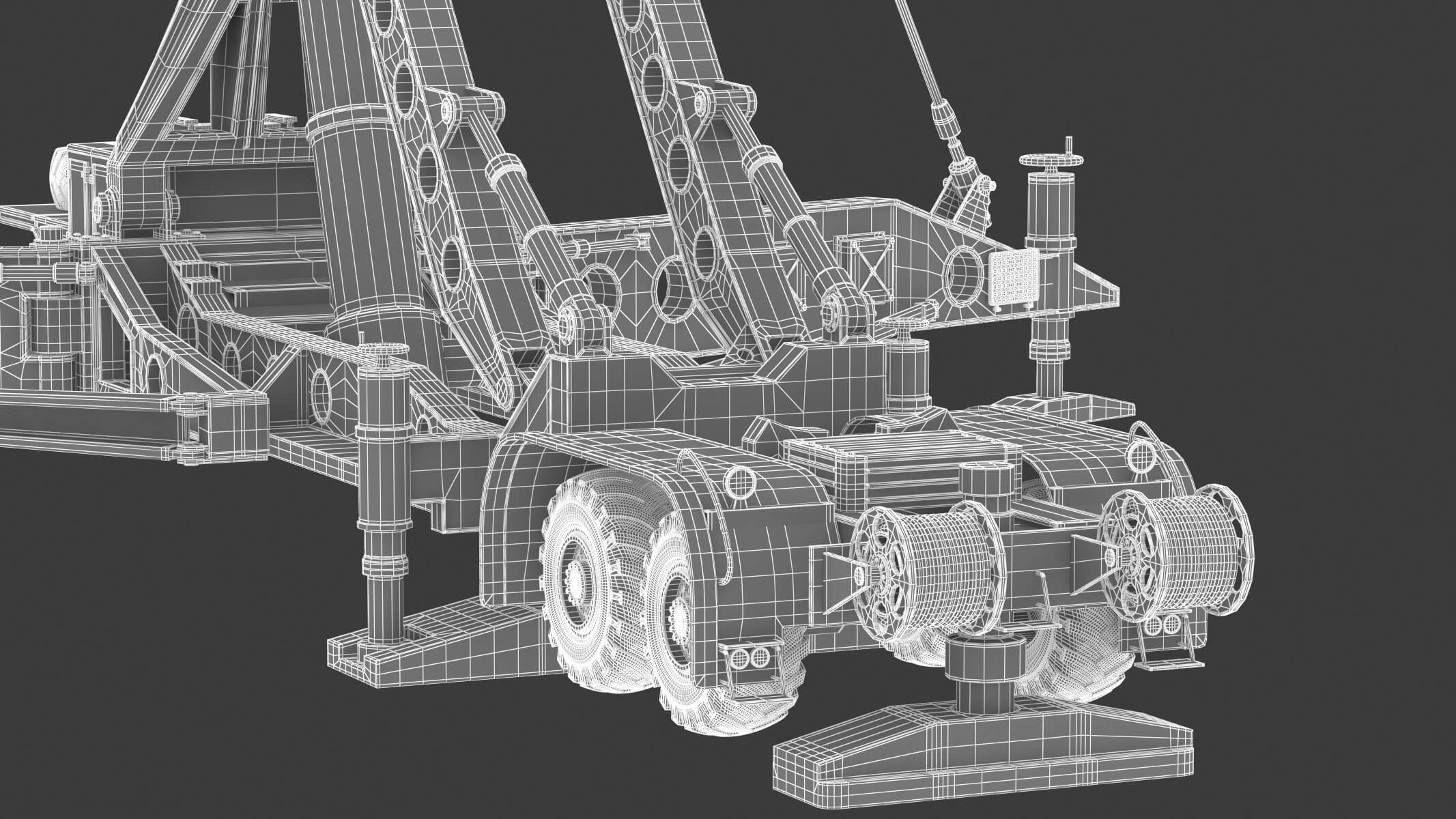 40V6M Flap Lid Mast Radar - 3D Model by frezzy