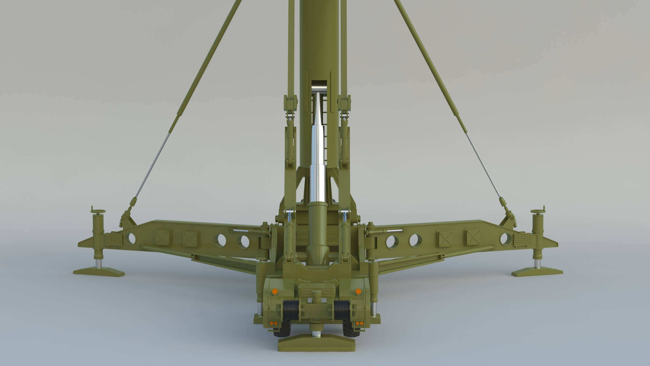 40V6MD Clam Shell Mast Radar - 3D Model by frezzy