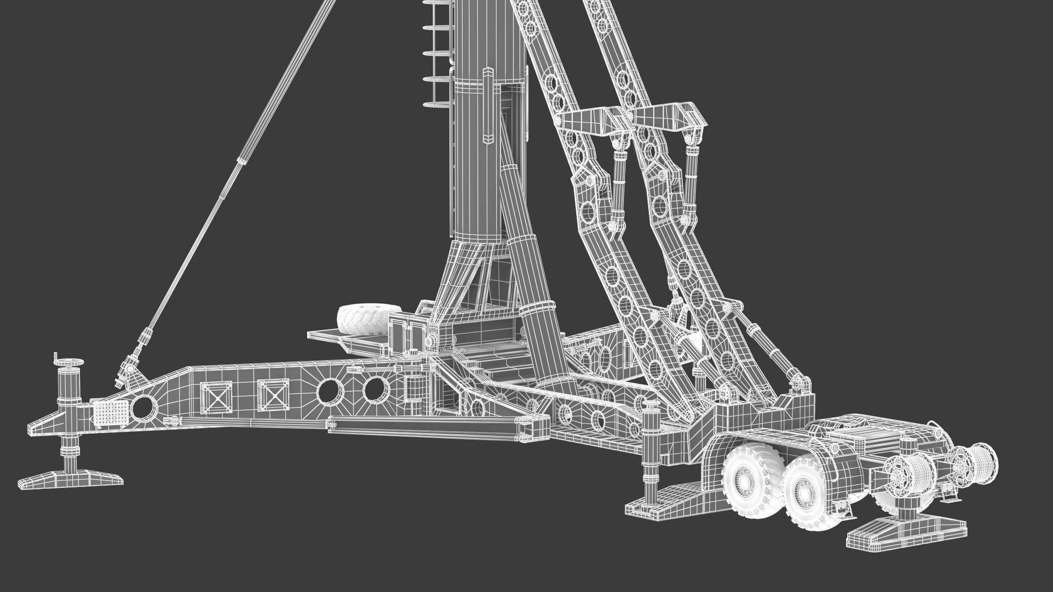 40V6MD Clam Shell Mast Radar - 3D Model by frezzy