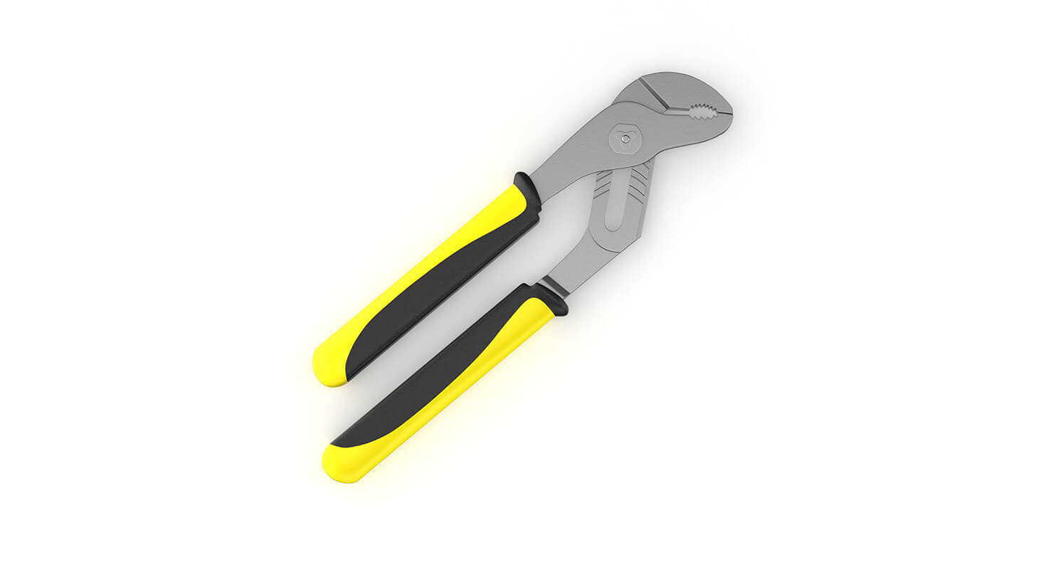 5 Pliers Set - 3D Model by frezzy