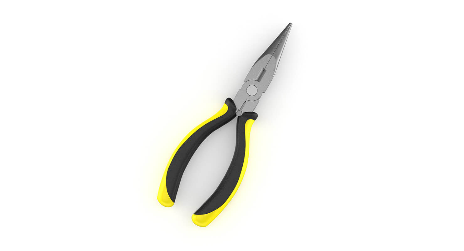 5 Pliers Set - 3D Model by frezzy