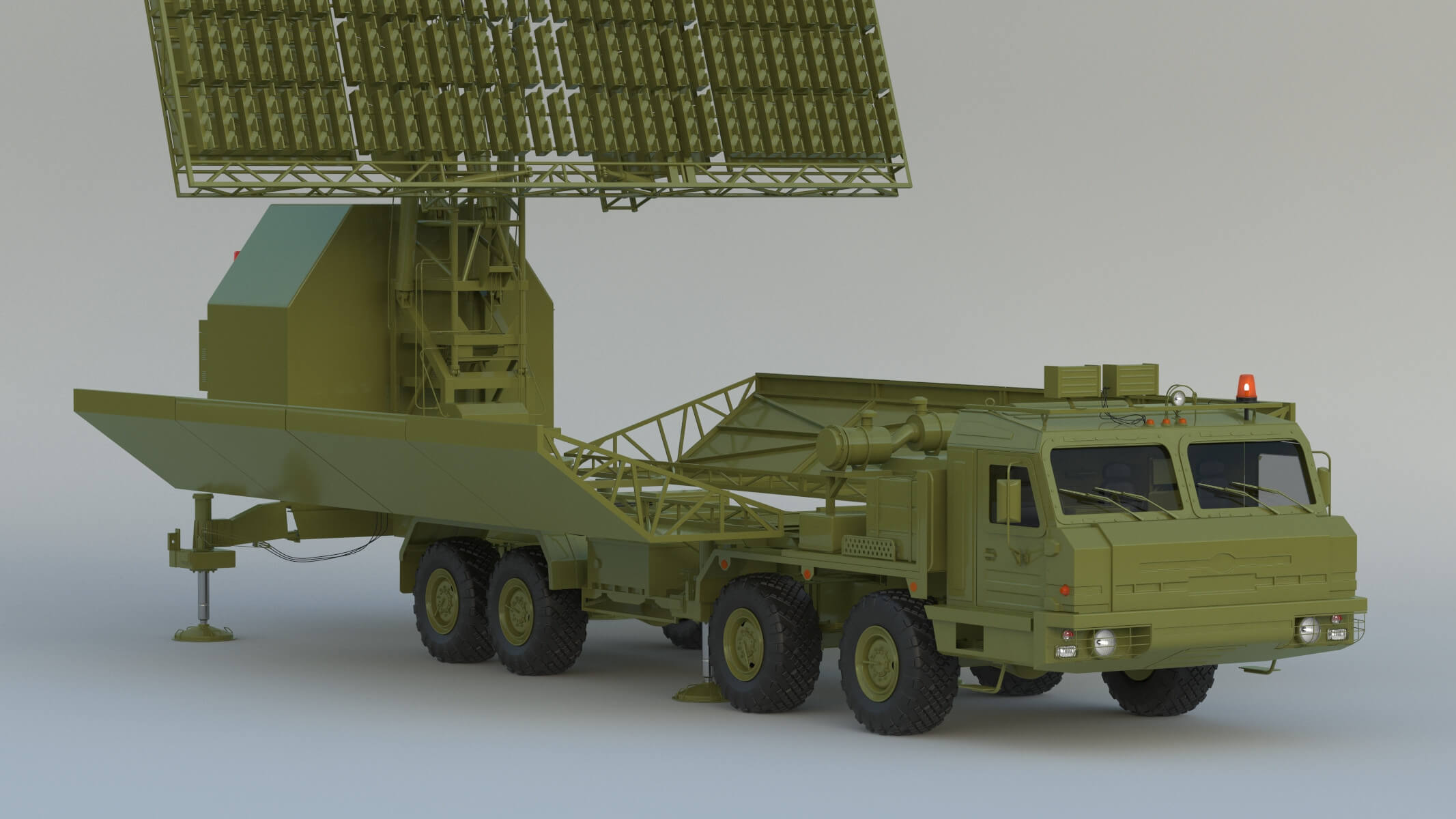 55Zh6Me Nebo M Rlm-De L-Band Radar System 3D Model by frezzy