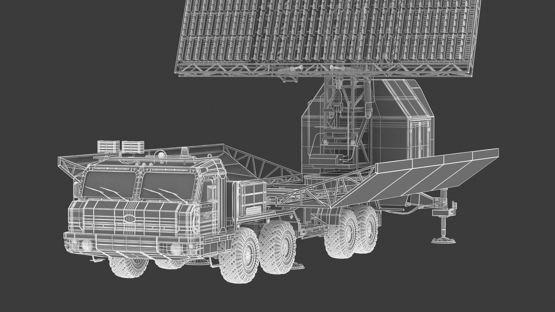 55Zh6Me Nebo M Rlm-De L-Band Radar System 3D Model by frezzy