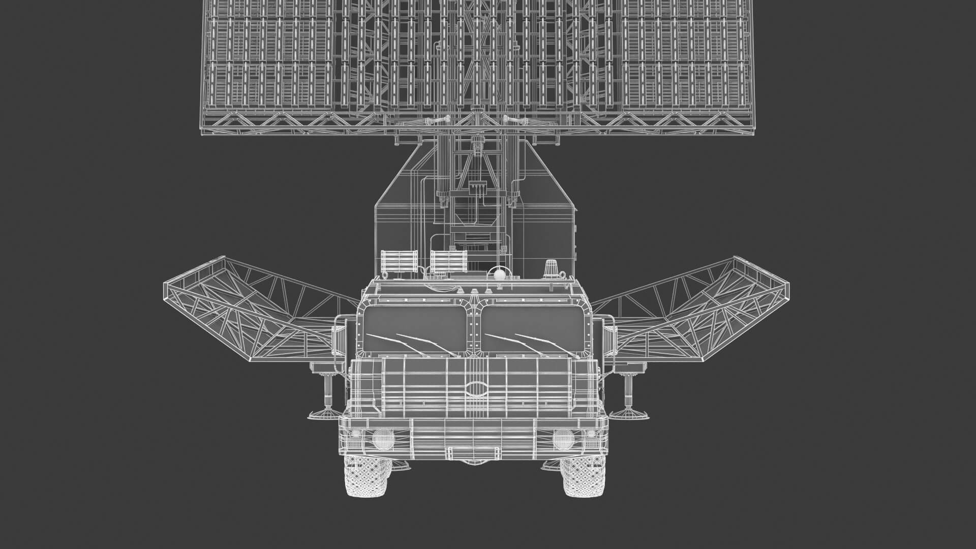 55Zh6Me Nebo M Rlm-De L-Band Radar System 3D Model by frezzy