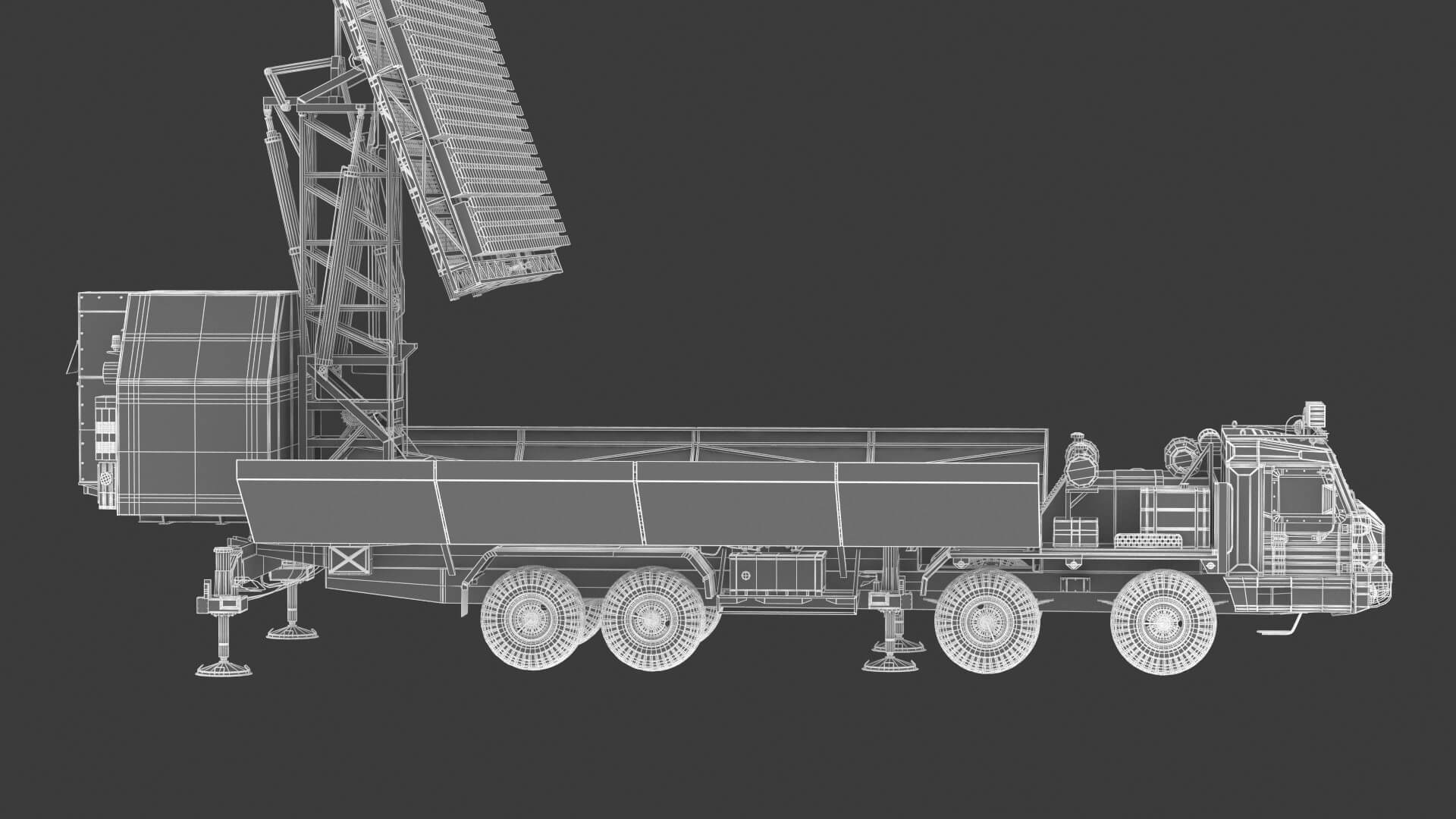 55Zh6Me Nebo M Rlm-De L-Band Radar System 3D Model by frezzy