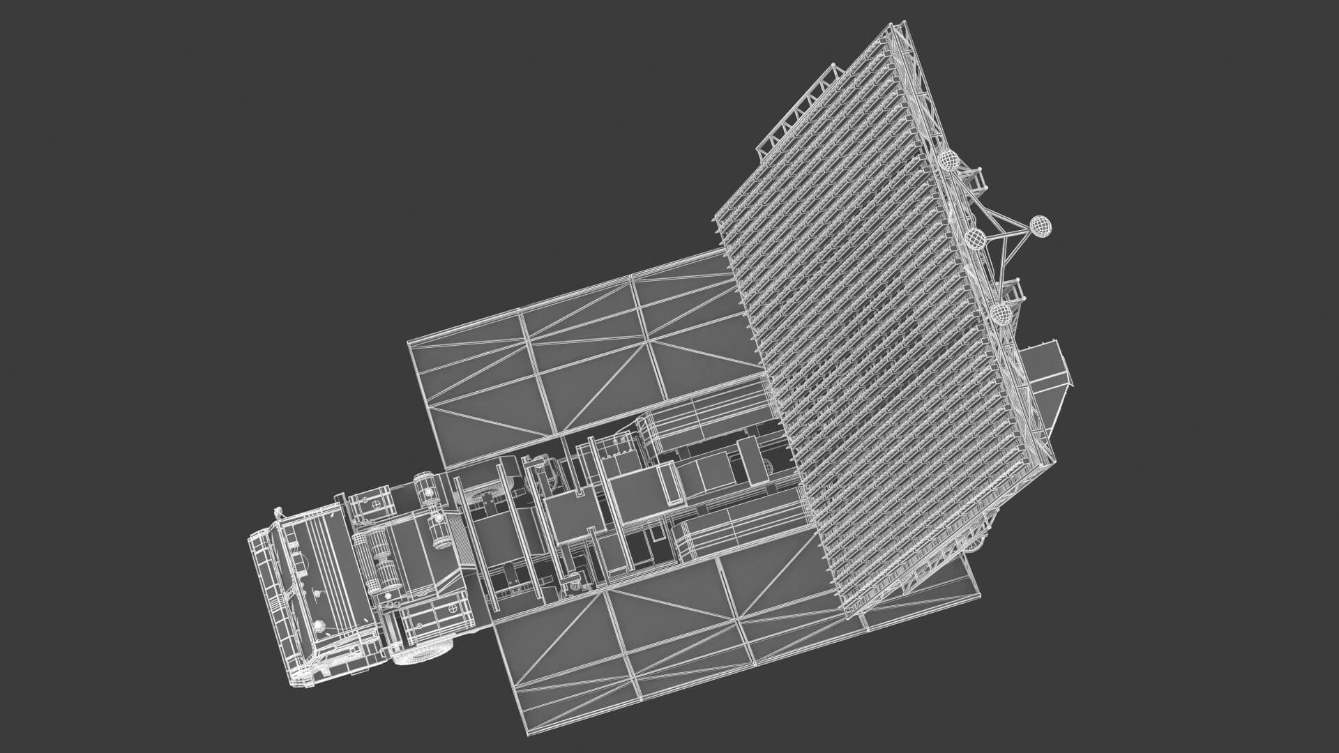55Zh6Me Nebo M Rlm-De L-Band Radar System 3D Model by frezzy