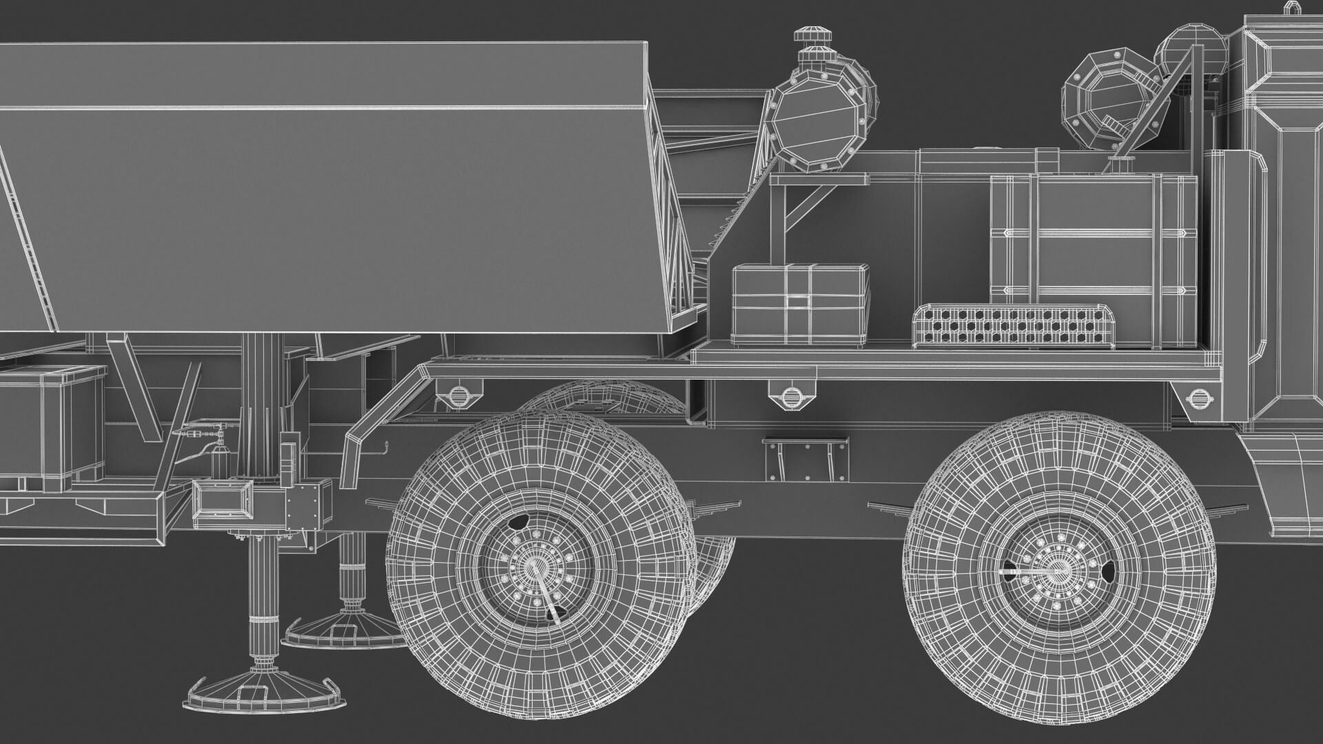 55Zh6Me Nebo M Rlm-De L-Band Radar System 3D Model by frezzy