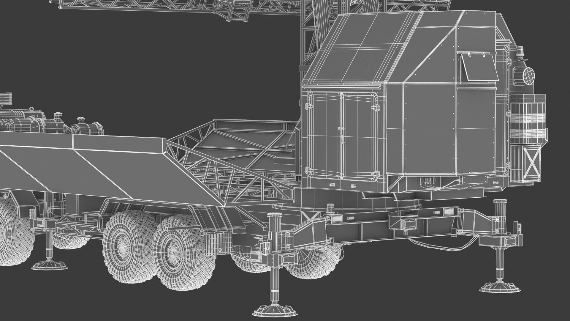 55Zh6Me Nebo M Rlm-De L-Band Radar System 3D Model by frezzy