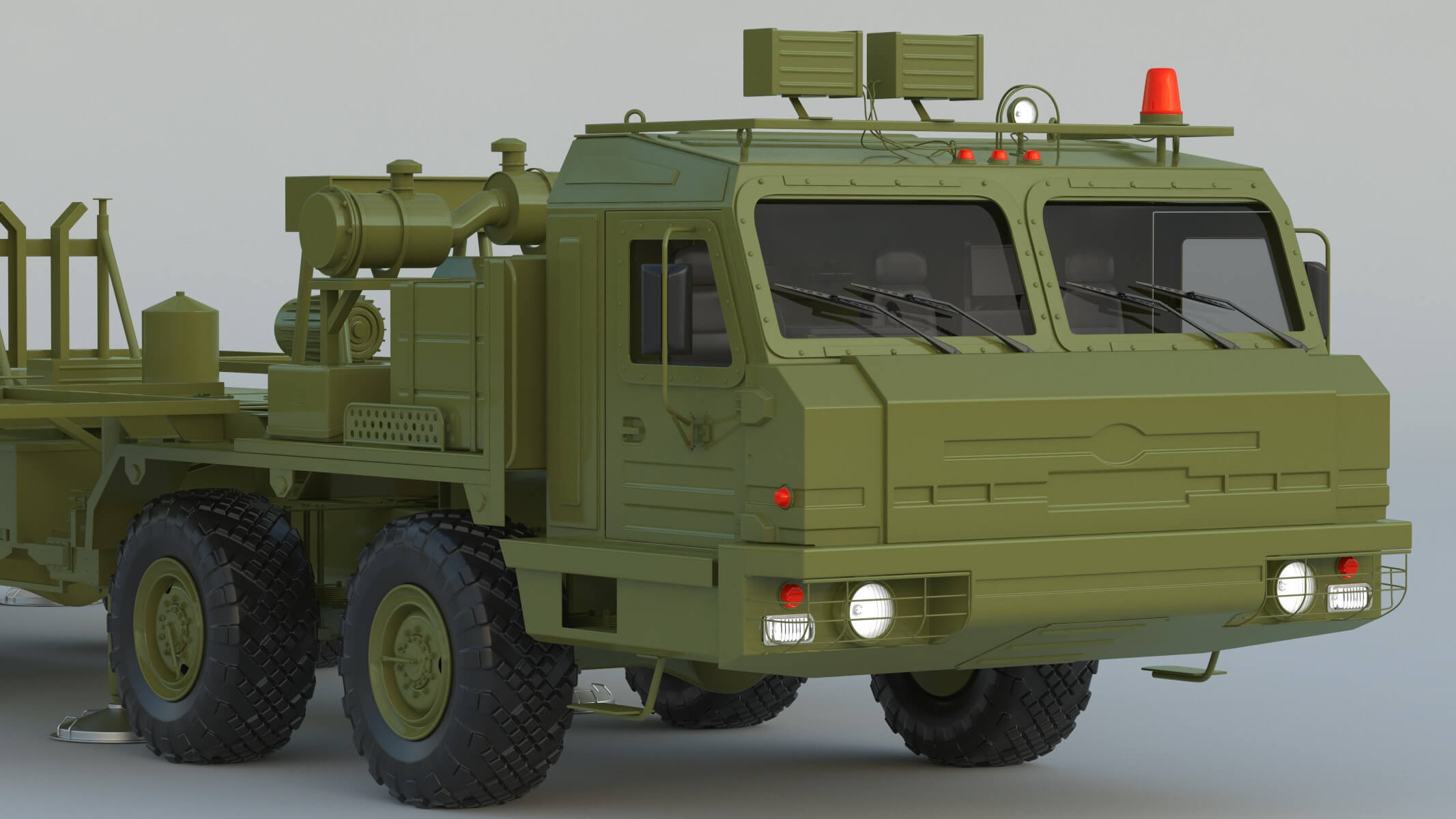 55Zh6ME Nebo M RLM-Me VHF-Band Radar System 3D Model by frezzy