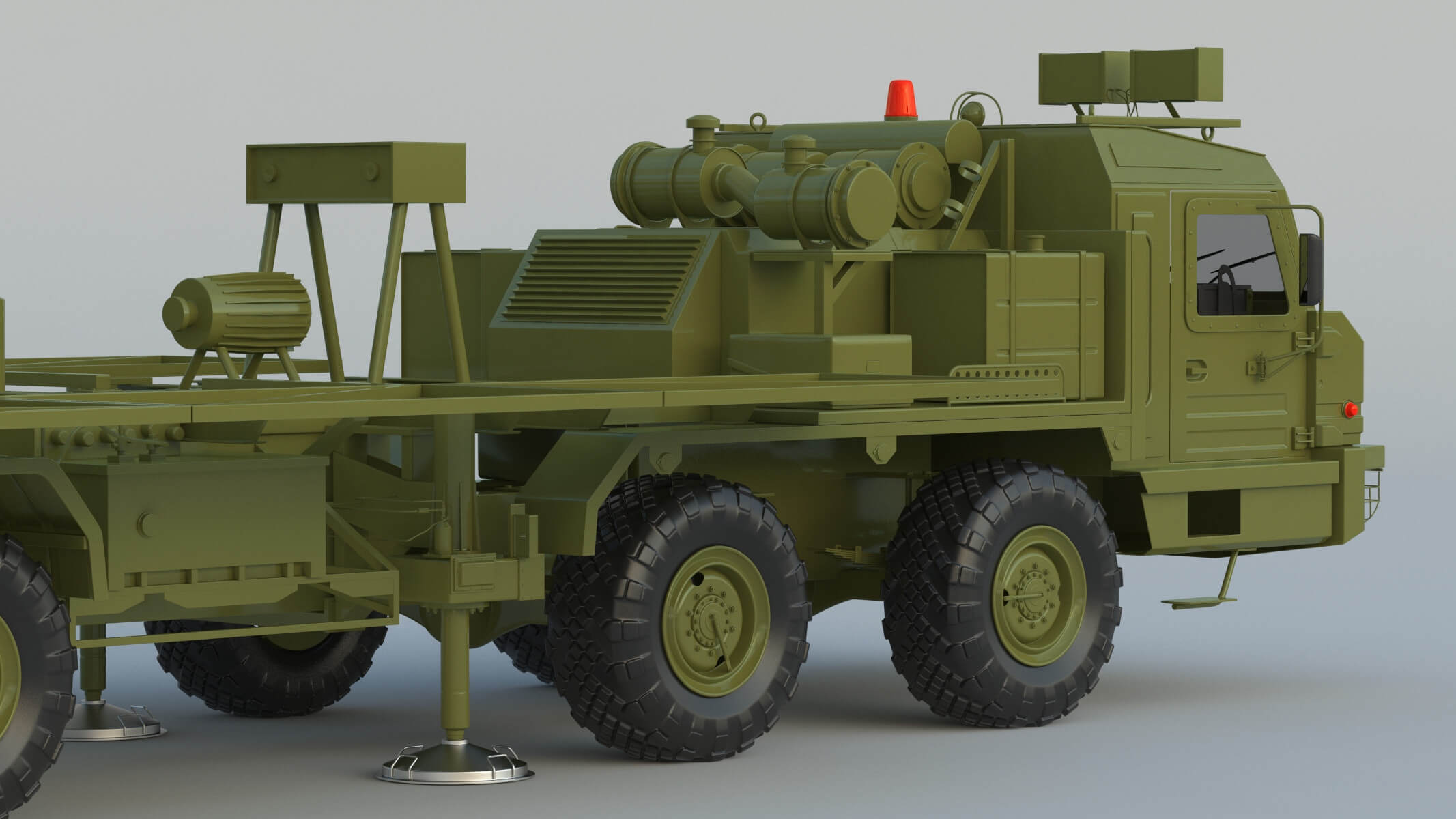 55Zh6ME Nebo M RLM-Me VHF-Band Radar System 3D Model by frezzy