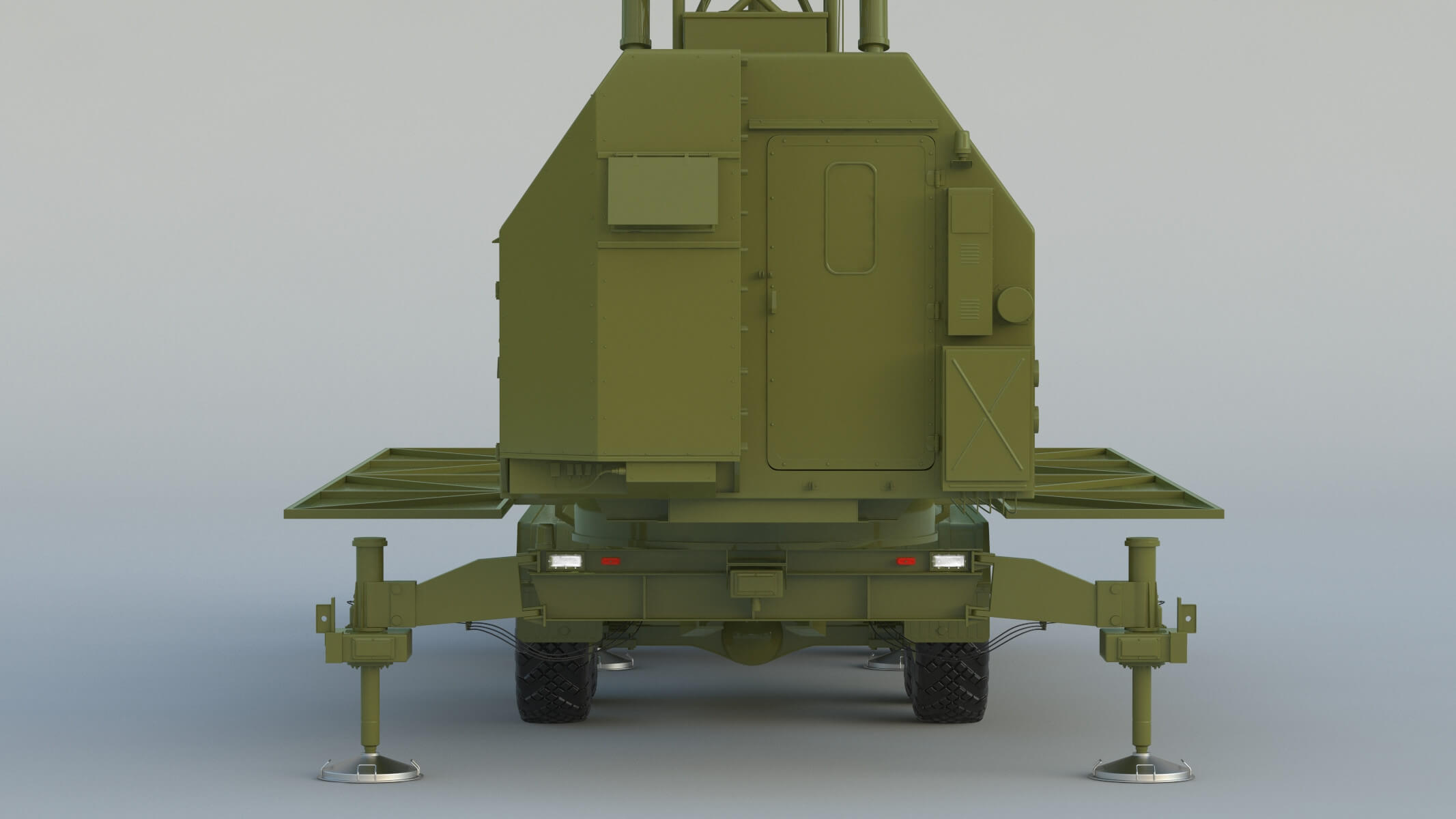 55Zh6ME Nebo M RLM-Me VHF-Band Radar System 3D Model by frezzy