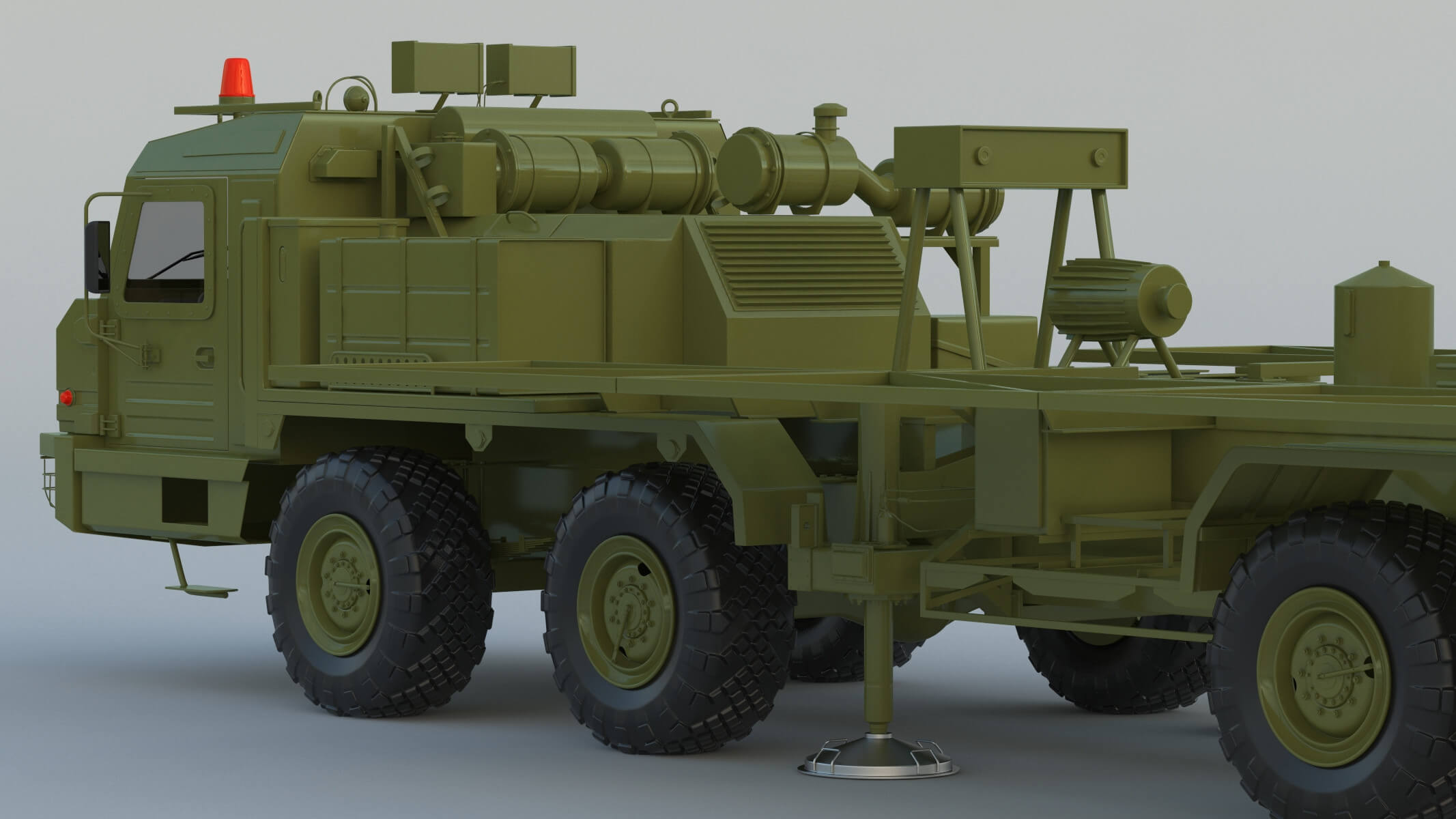 55Zh6ME Nebo M RLM-Me VHF-Band Radar System 3D Model by frezzy