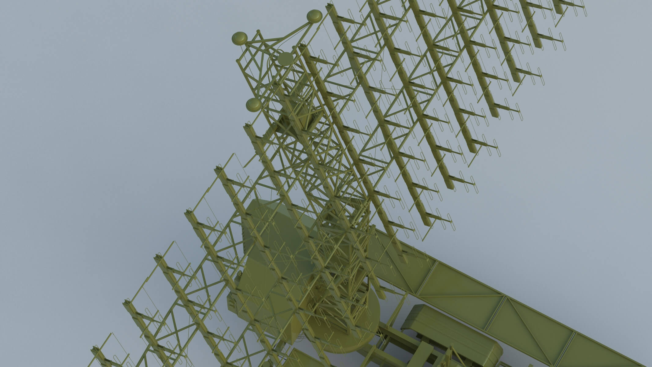 55Zh6ME Nebo M RLM-Me VHF-Band Radar System 3D Model by frezzy