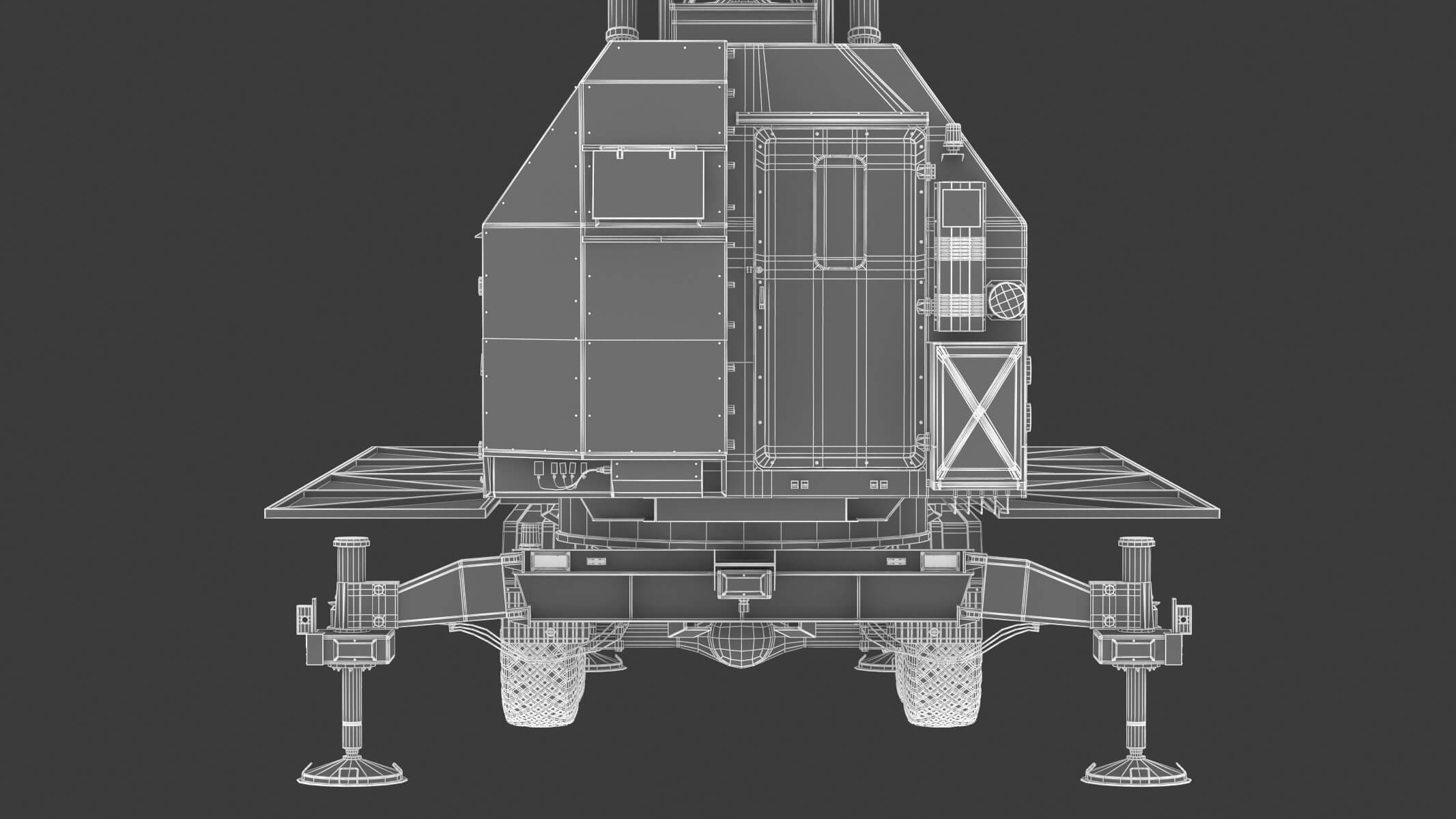 55Zh6ME Nebo M RLM-Me VHF-Band Radar System 3D Model by frezzy