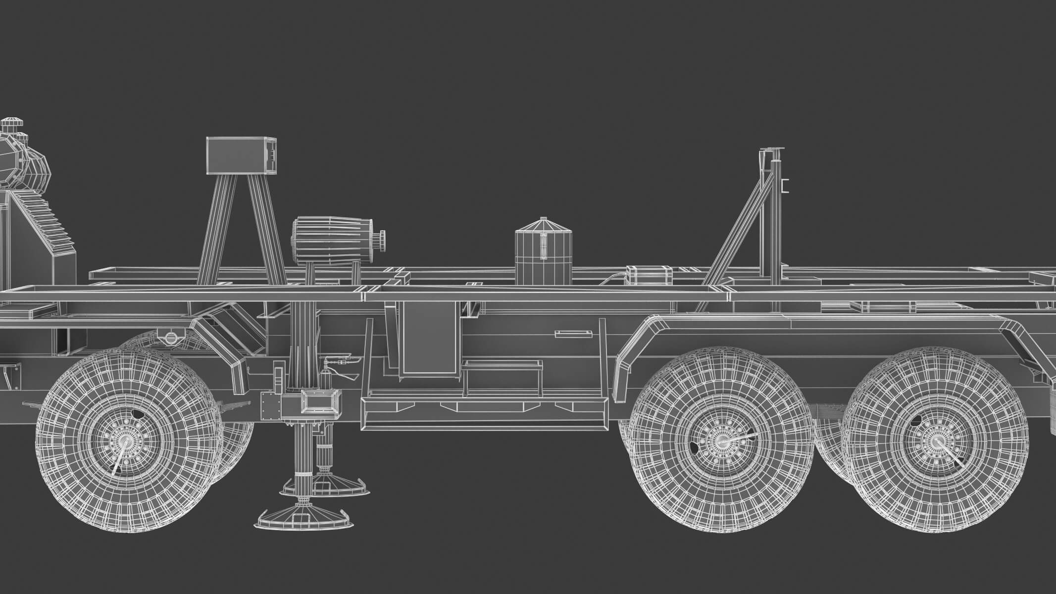 55Zh6ME Nebo M RLM-Me VHF-Band Radar System 3D Model by frezzy