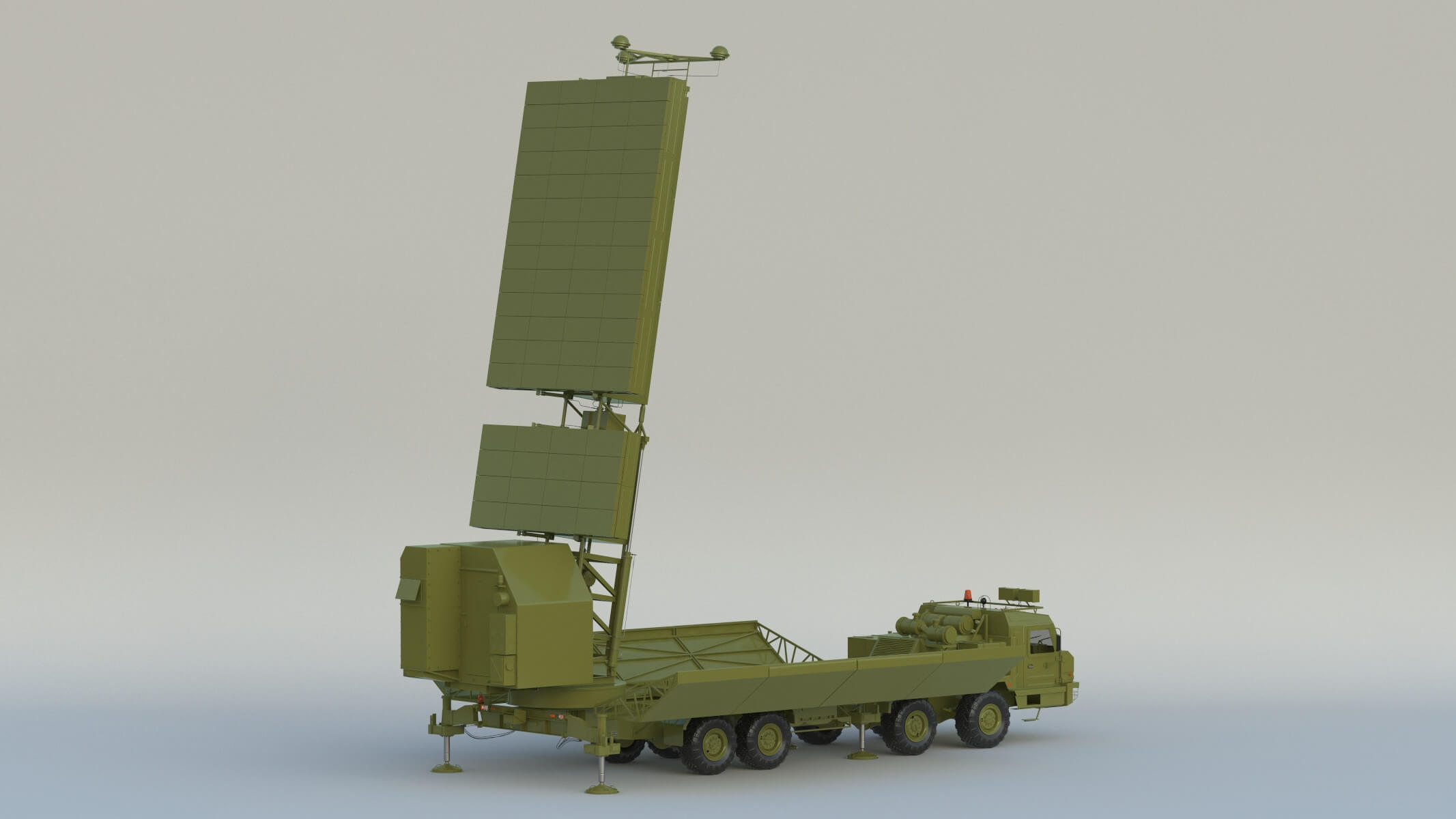 55Zh6Me Nebo M RLM-S L-Band Radar System 3D Model by frezzy