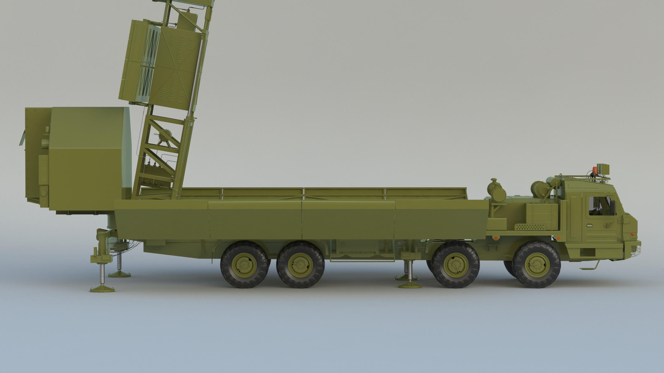 55Zh6Me Nebo M RLM-S L-Band Radar System 3D Model by frezzy