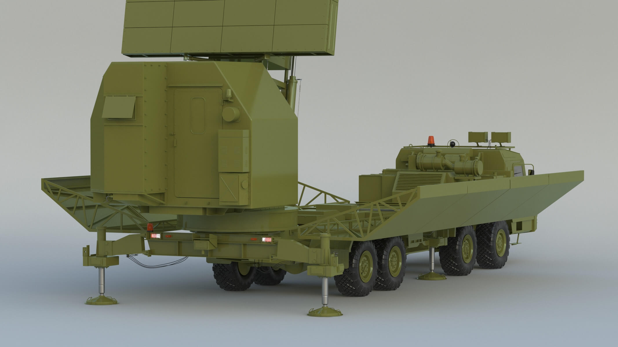 55Zh6Me Nebo M RLM-S L-Band Radar System 3D Model by frezzy