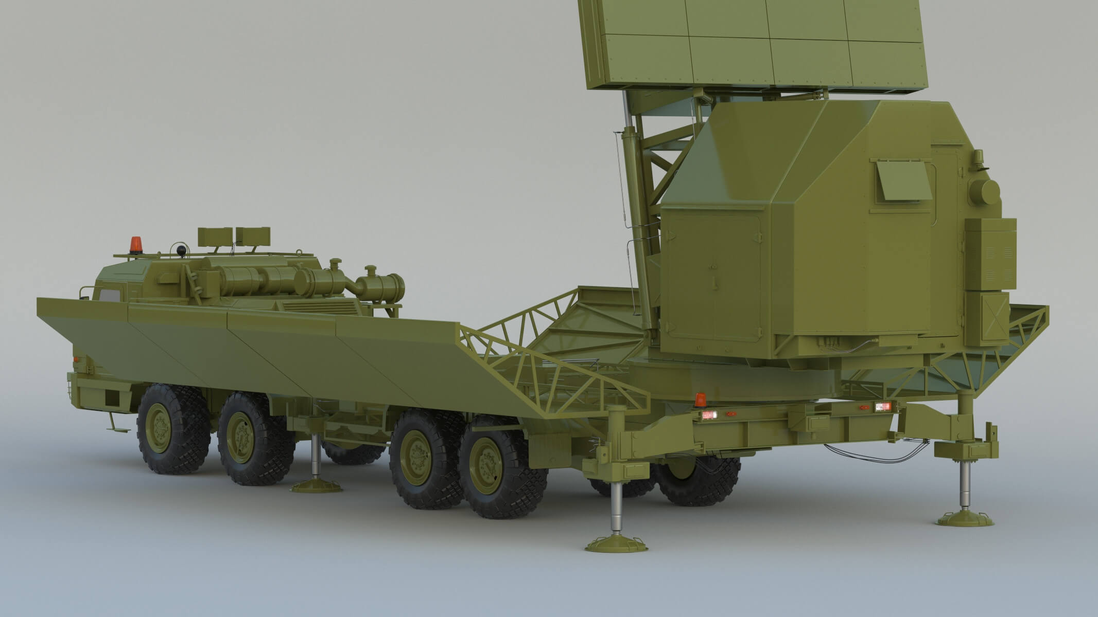 55Zh6Me Nebo M RLM-S L-Band Radar System 3D Model by frezzy