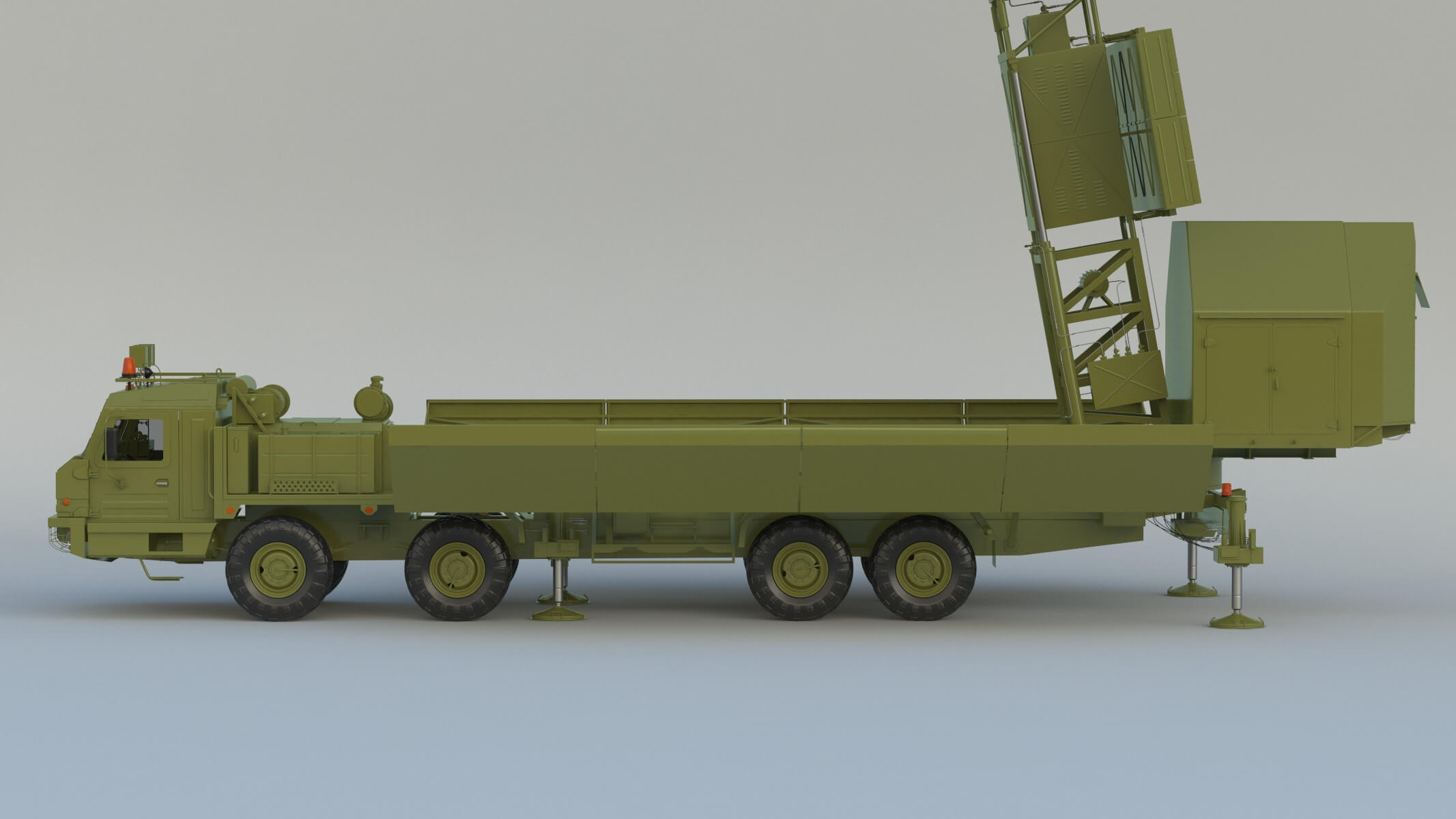 55Zh6Me Nebo M RLM-S L-Band Radar System 3D Model by frezzy
