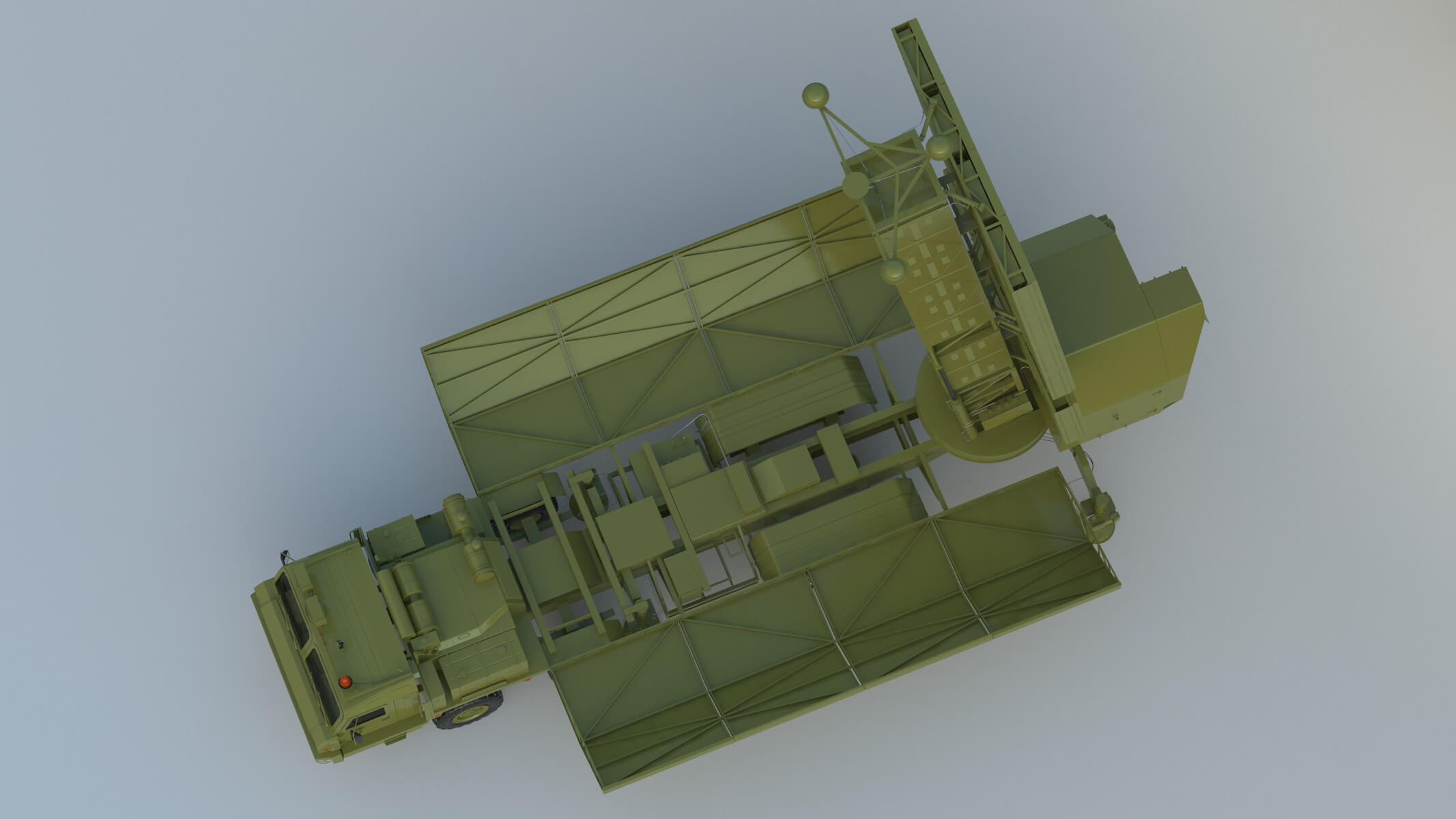 55Zh6Me Nebo M RLM-S L-Band Radar System 3D Model by frezzy