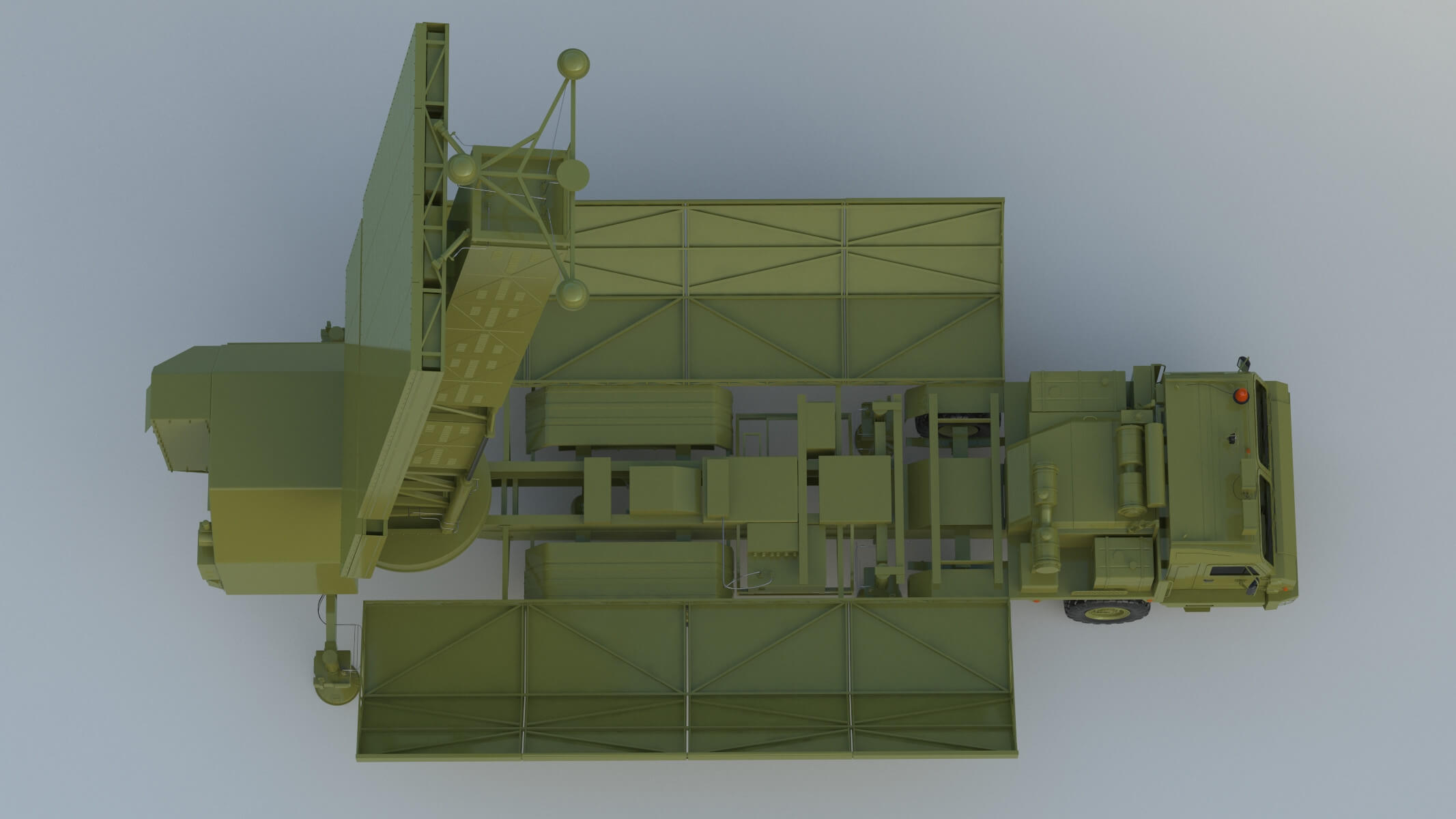 55Zh6Me Nebo M RLM-S L-Band Radar System 3D Model by frezzy