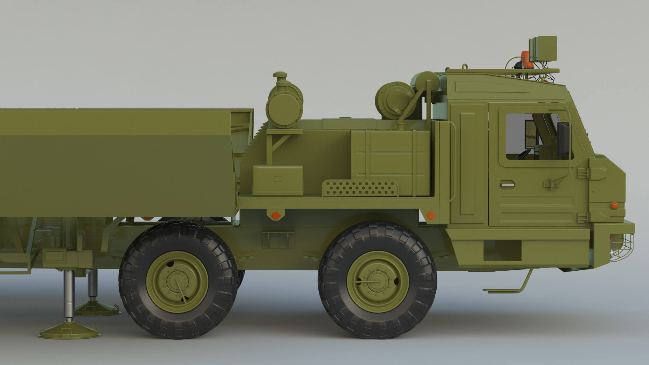 55Zh6Me Nebo M RLM-S L-Band Radar System 3D Model by frezzy