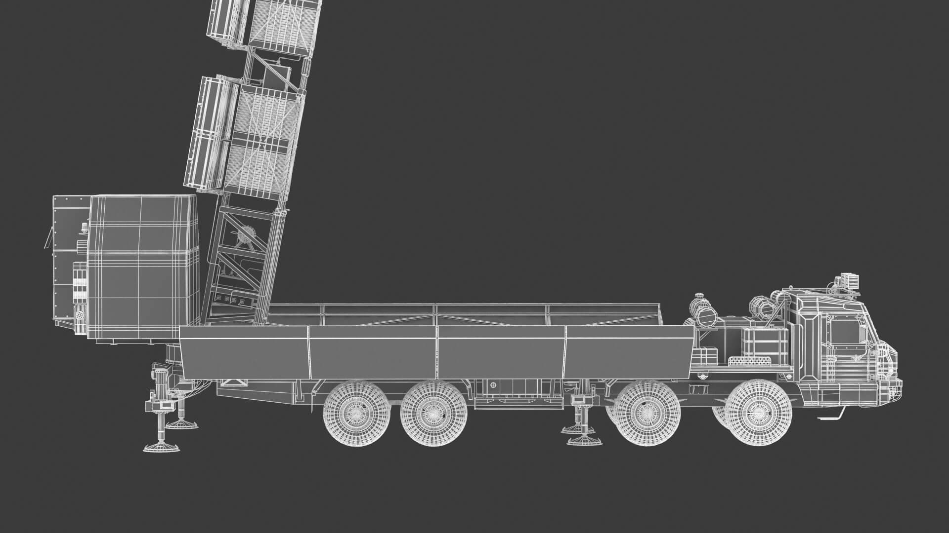 55Zh6Me Nebo M RLM-S L-Band Radar System 3D Model by frezzy