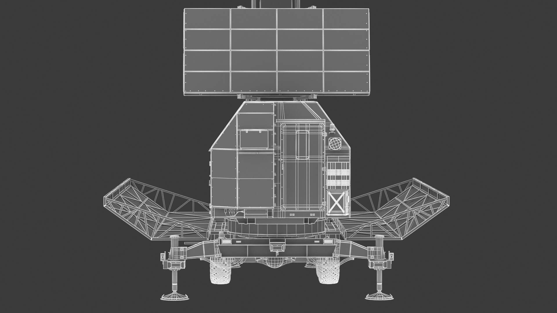 55Zh6Me Nebo M RLM-S L-Band Radar System 3D Model by frezzy