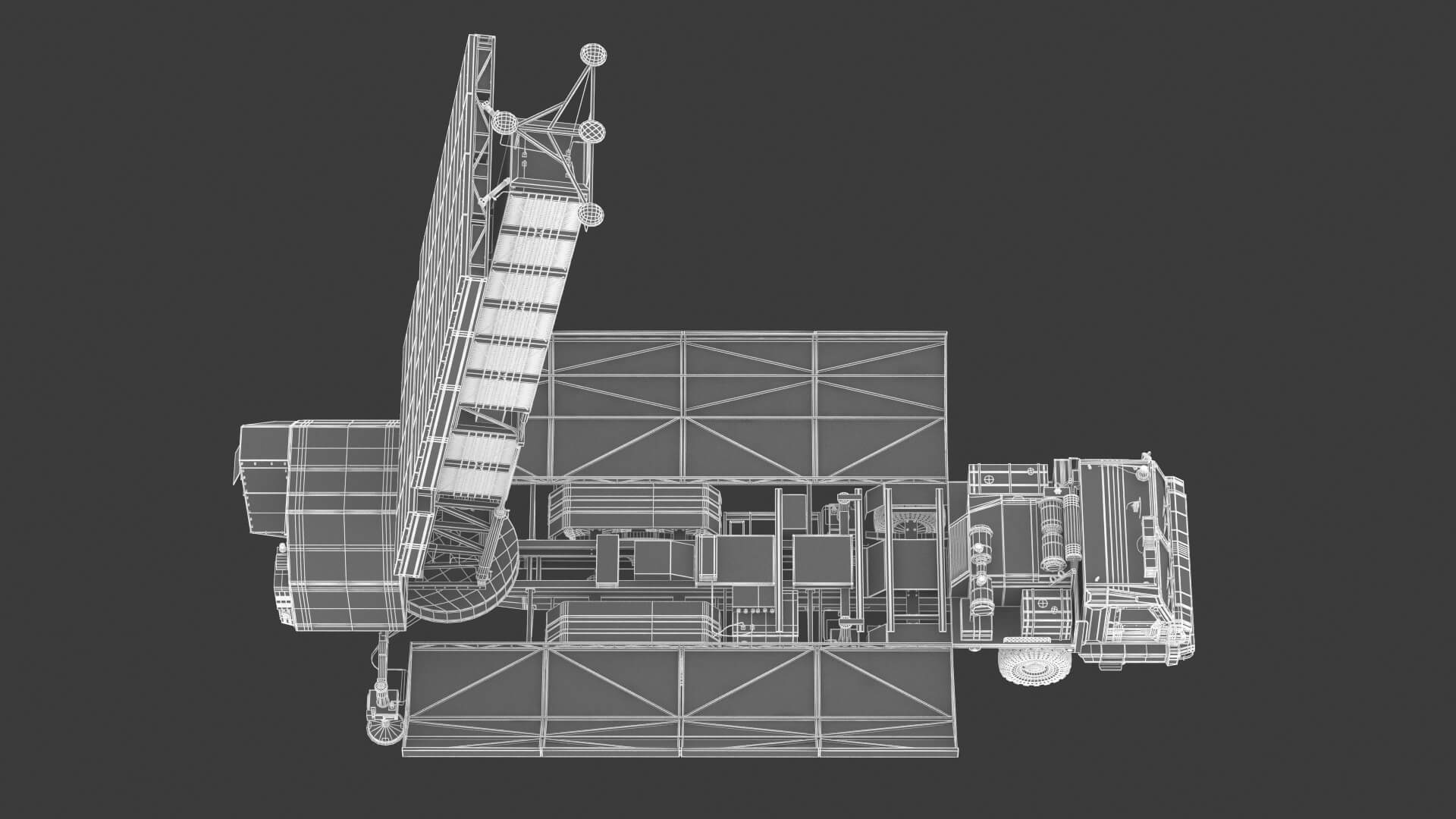 55Zh6Me Nebo M RLM-S L-Band Radar System 3D Model by frezzy