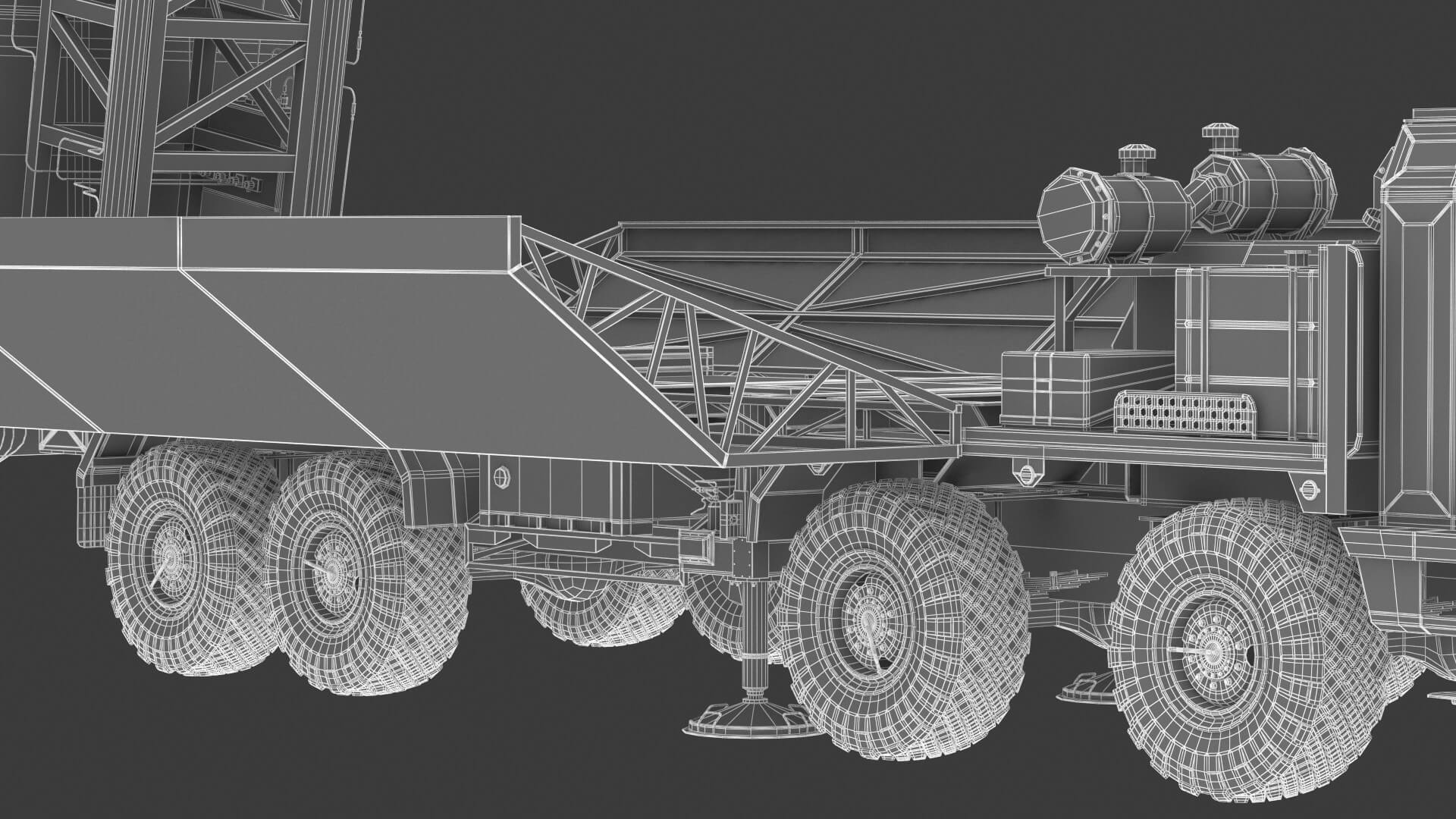 55Zh6Me Nebo M RLM-S L-Band Radar System 3D Model by frezzy