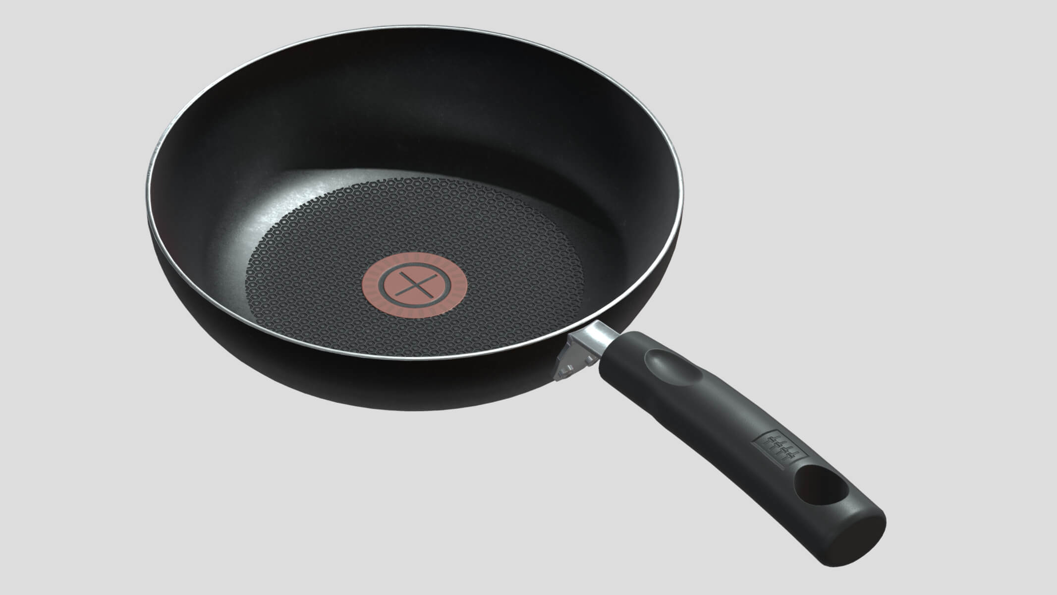 8 Inch Frypan Low Poly - 3D Model by frezzy