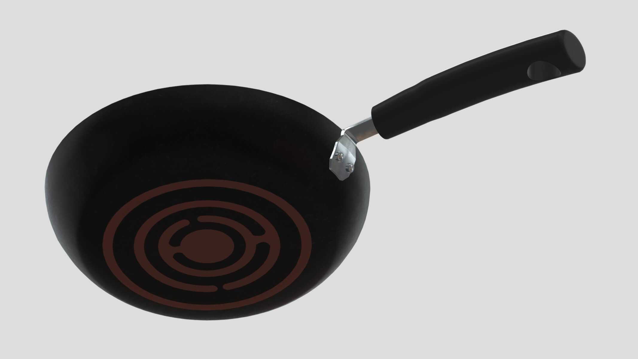 8 Inch Frypan Low Poly - 3D Model by frezzy
