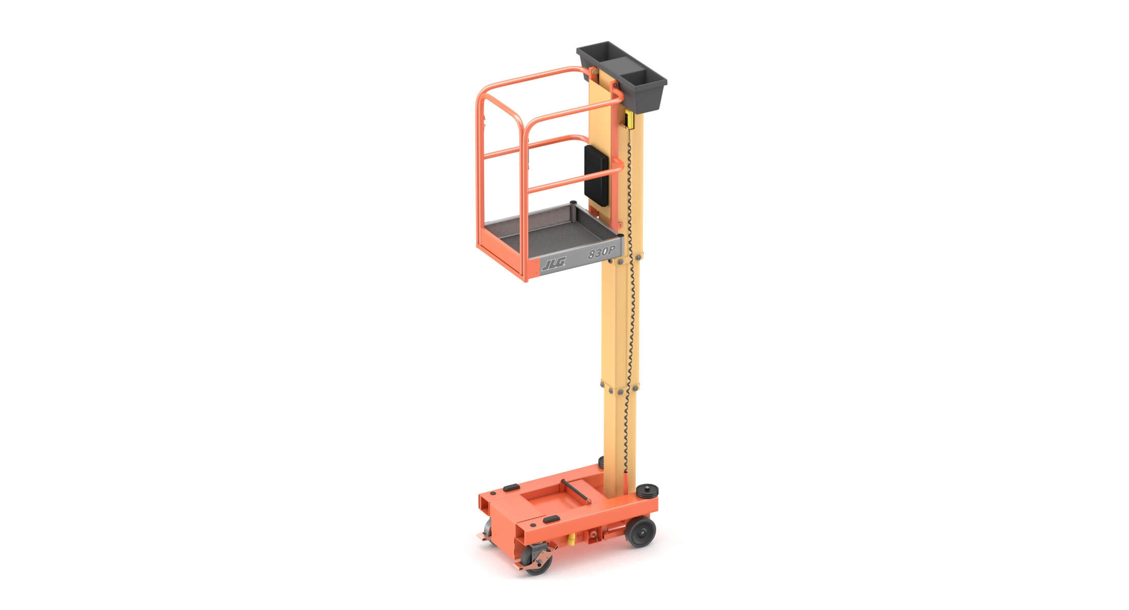 830P Push Around Mast Lift - 3D Model by frezzy