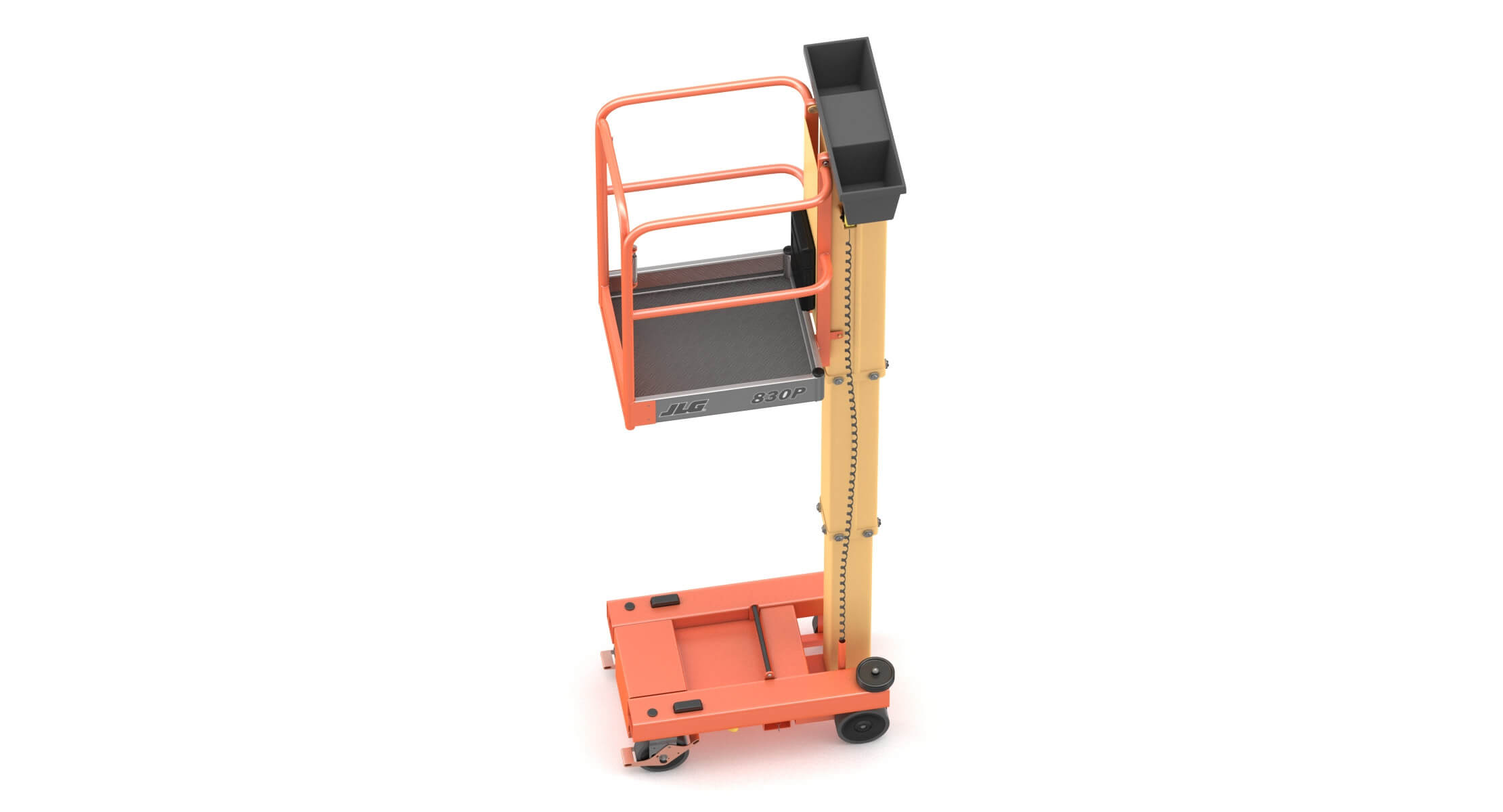 830P Push Around Mast Lift - 3D Model by frezzy