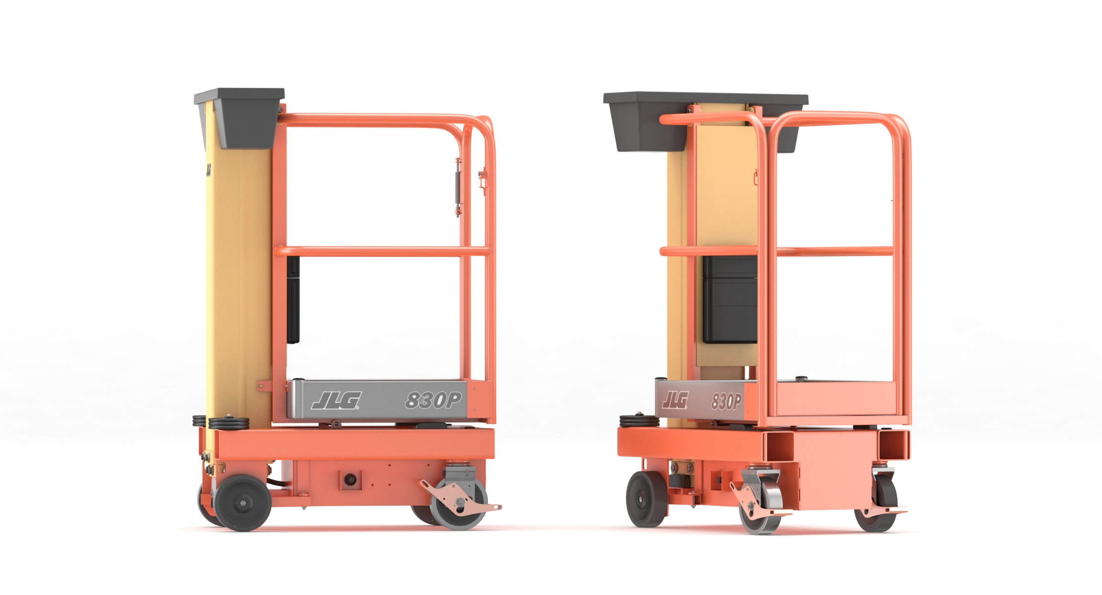 830P Push Around Mast Lift - 3D Model by frezzy