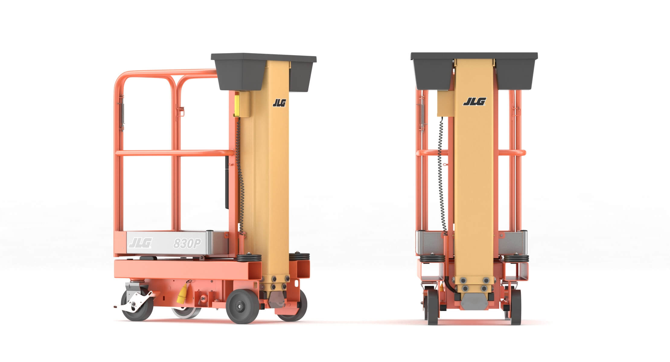 830P Push Around Mast Lift - 3D Model by frezzy