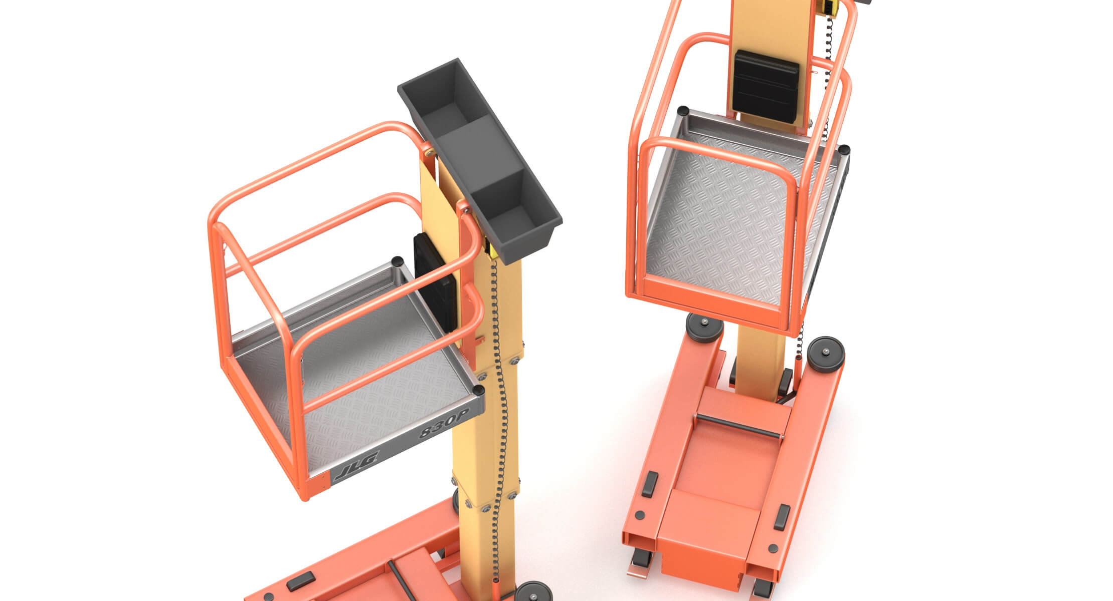 830P Push Around Mast Lift - 3D Model by frezzy