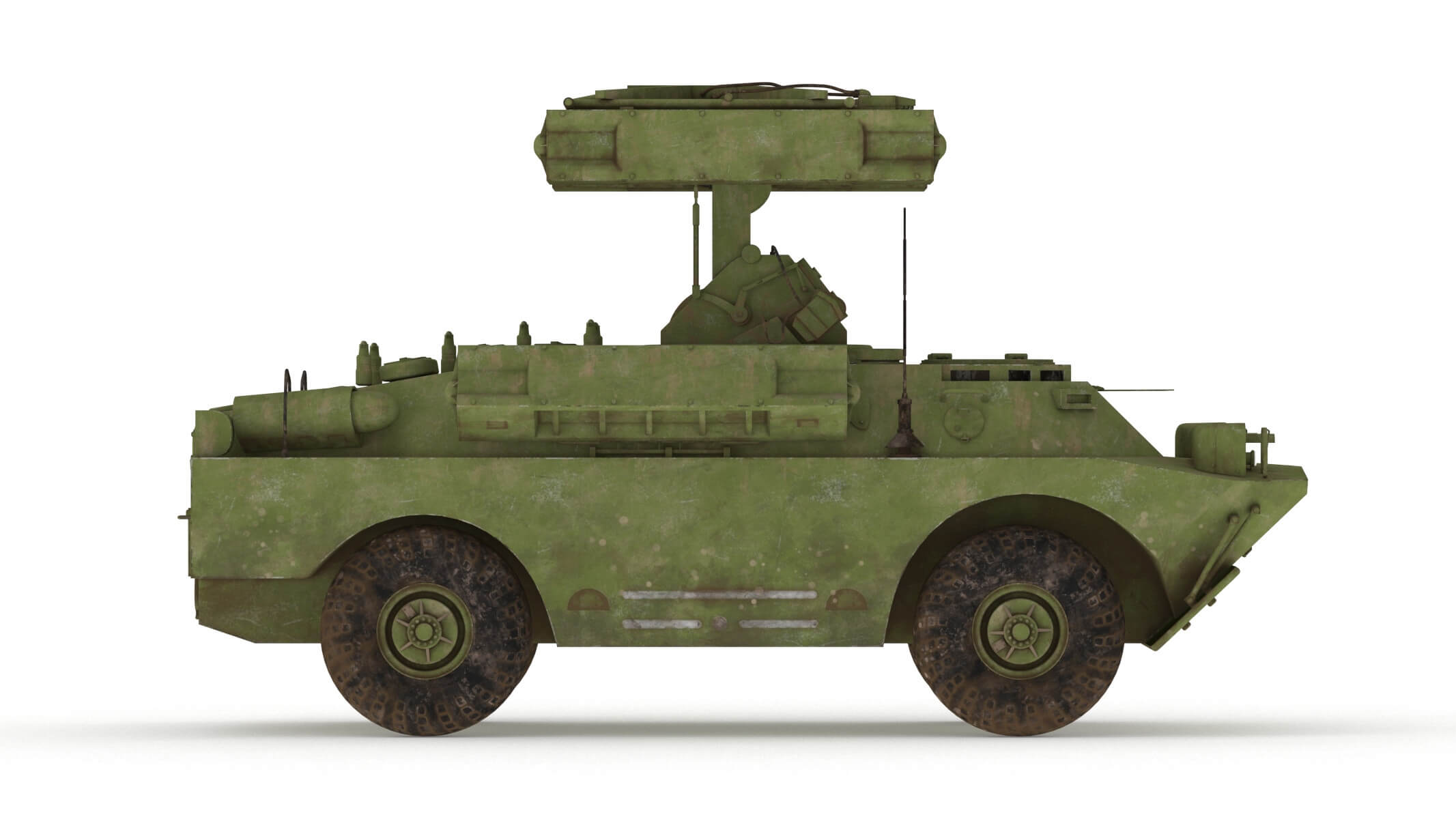 9K31 Strela-1 Low Poly 3D Model by frezzy
