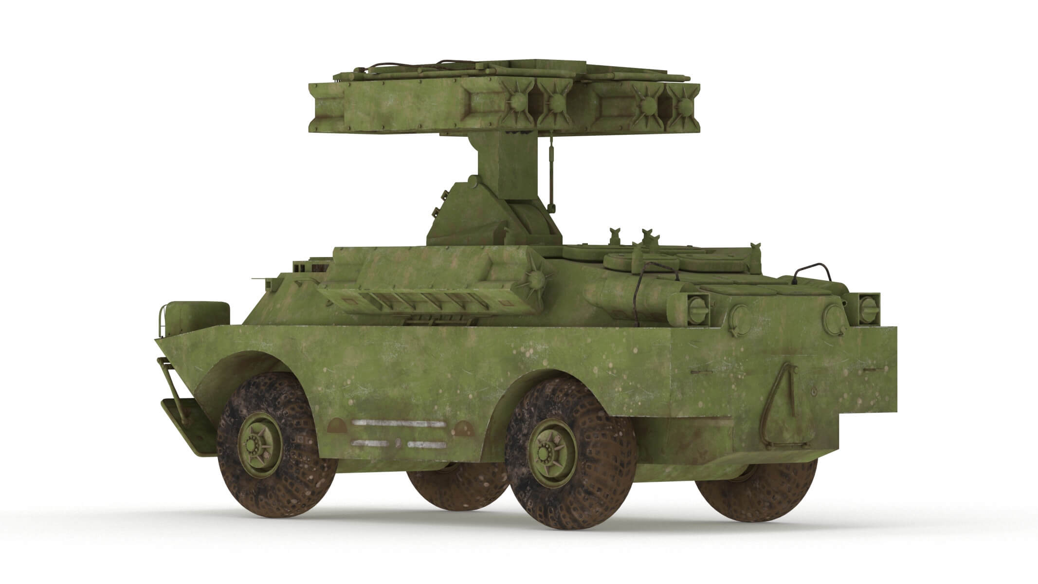 9K31 Strela-1 Low Poly 3D Model by frezzy