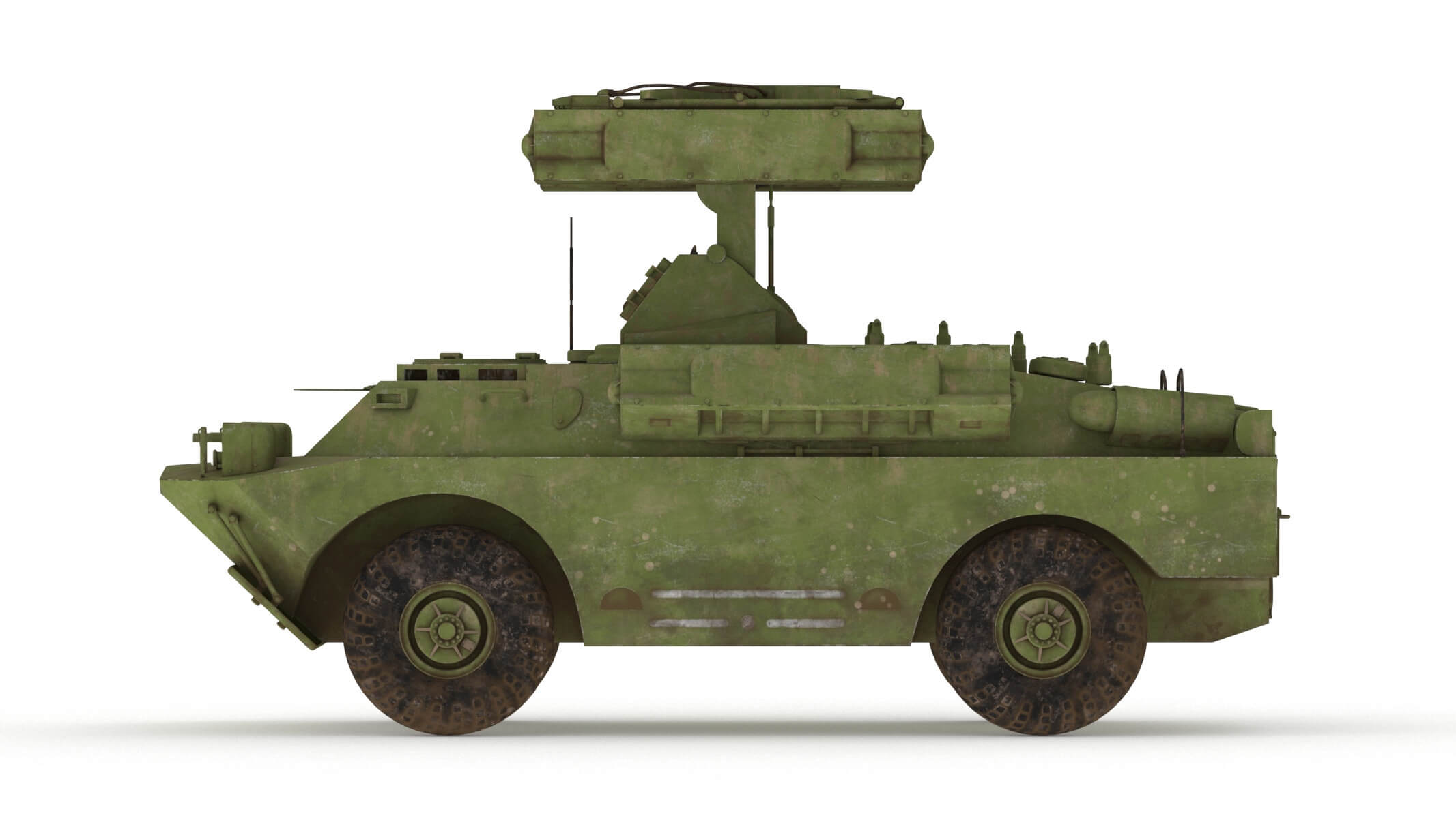 9K31 Strela-1 Low Poly 3D Model by frezzy