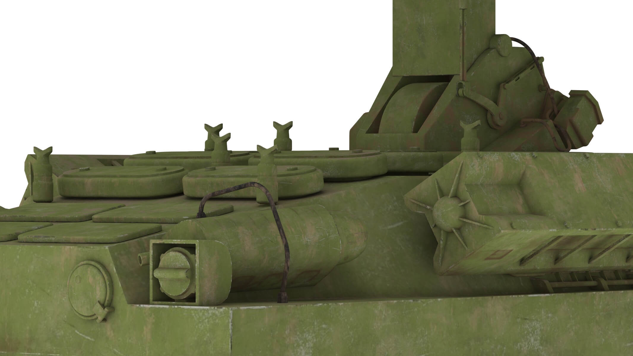 9K31 Strela-1 Low Poly 3D Model by frezzy