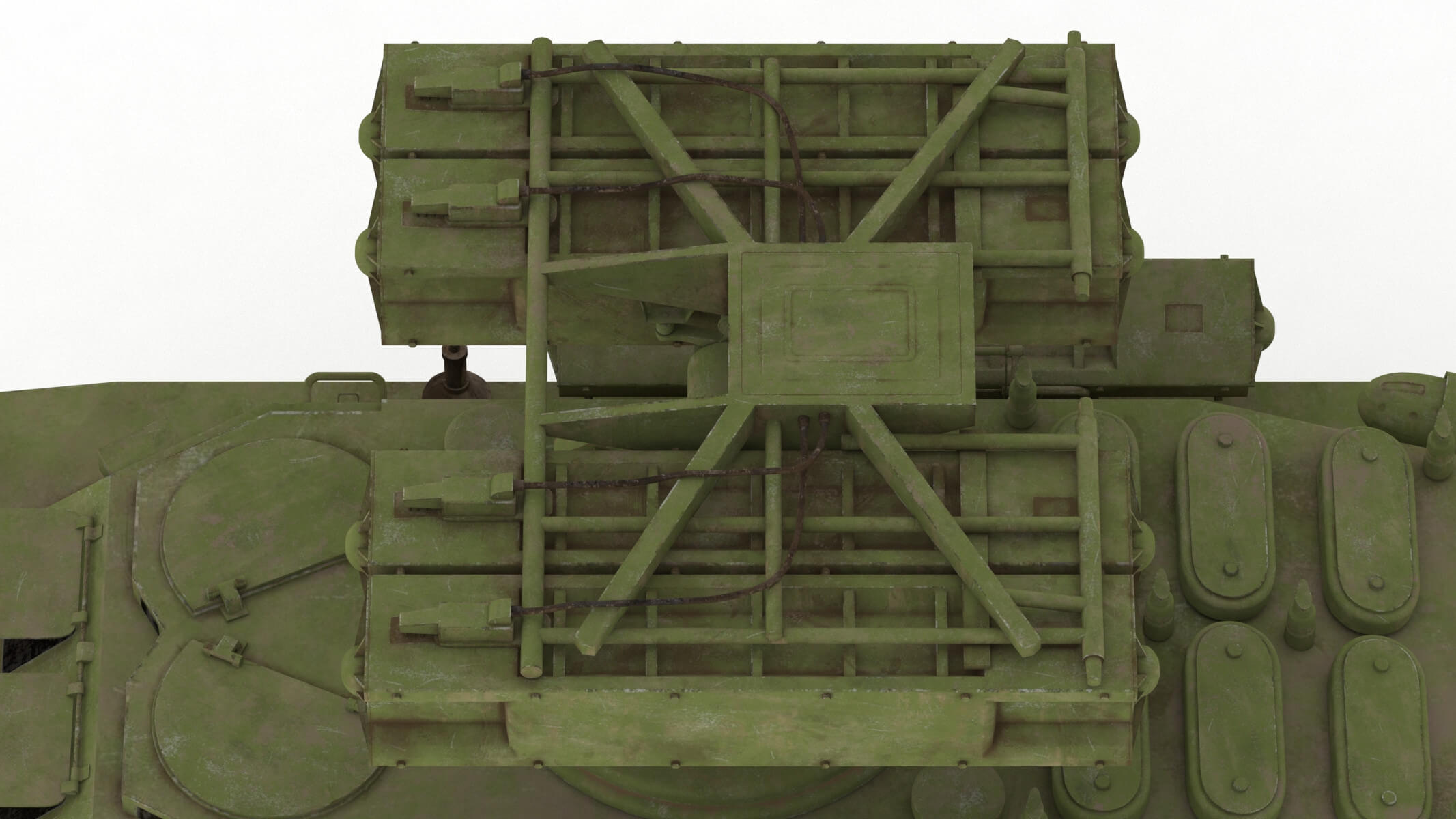 9K31 Strela-1 Low Poly 3D Model by frezzy