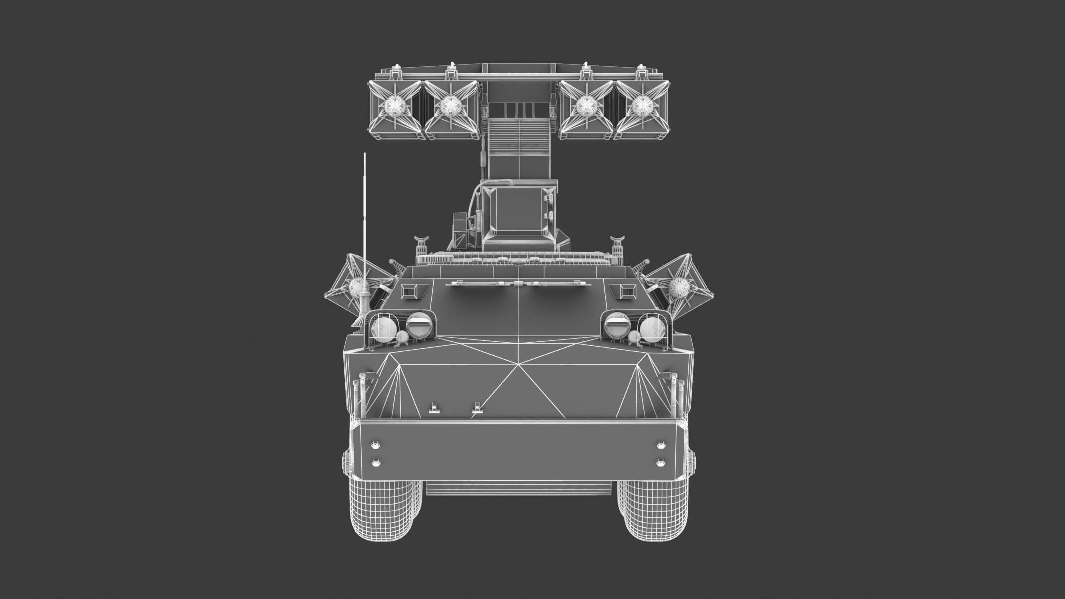 9K31 Strela-1 Low Poly 3D Model by frezzy