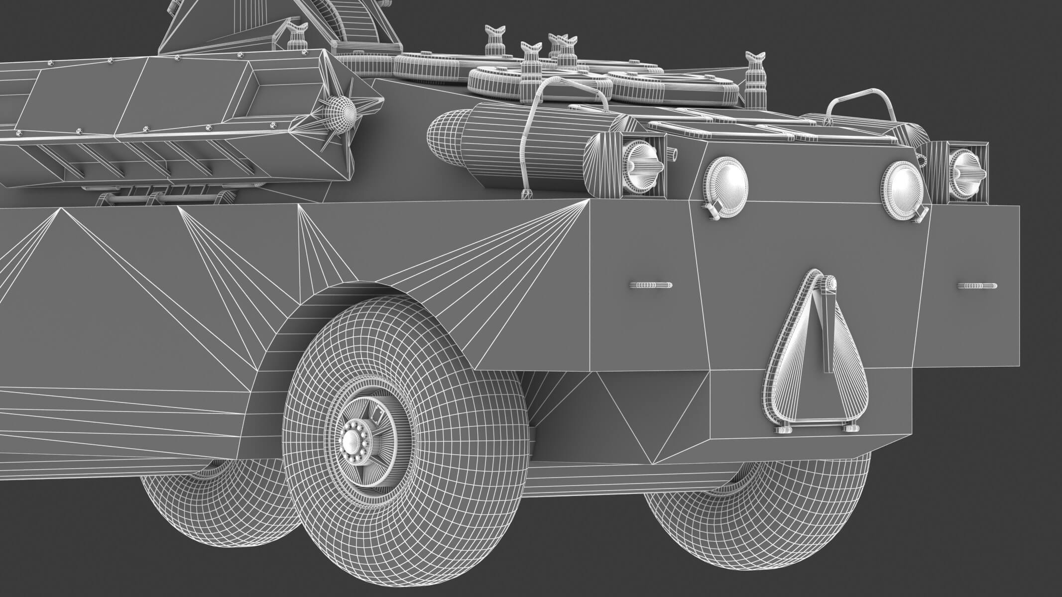 9K31 Strela-1 Low Poly 3D Model by frezzy