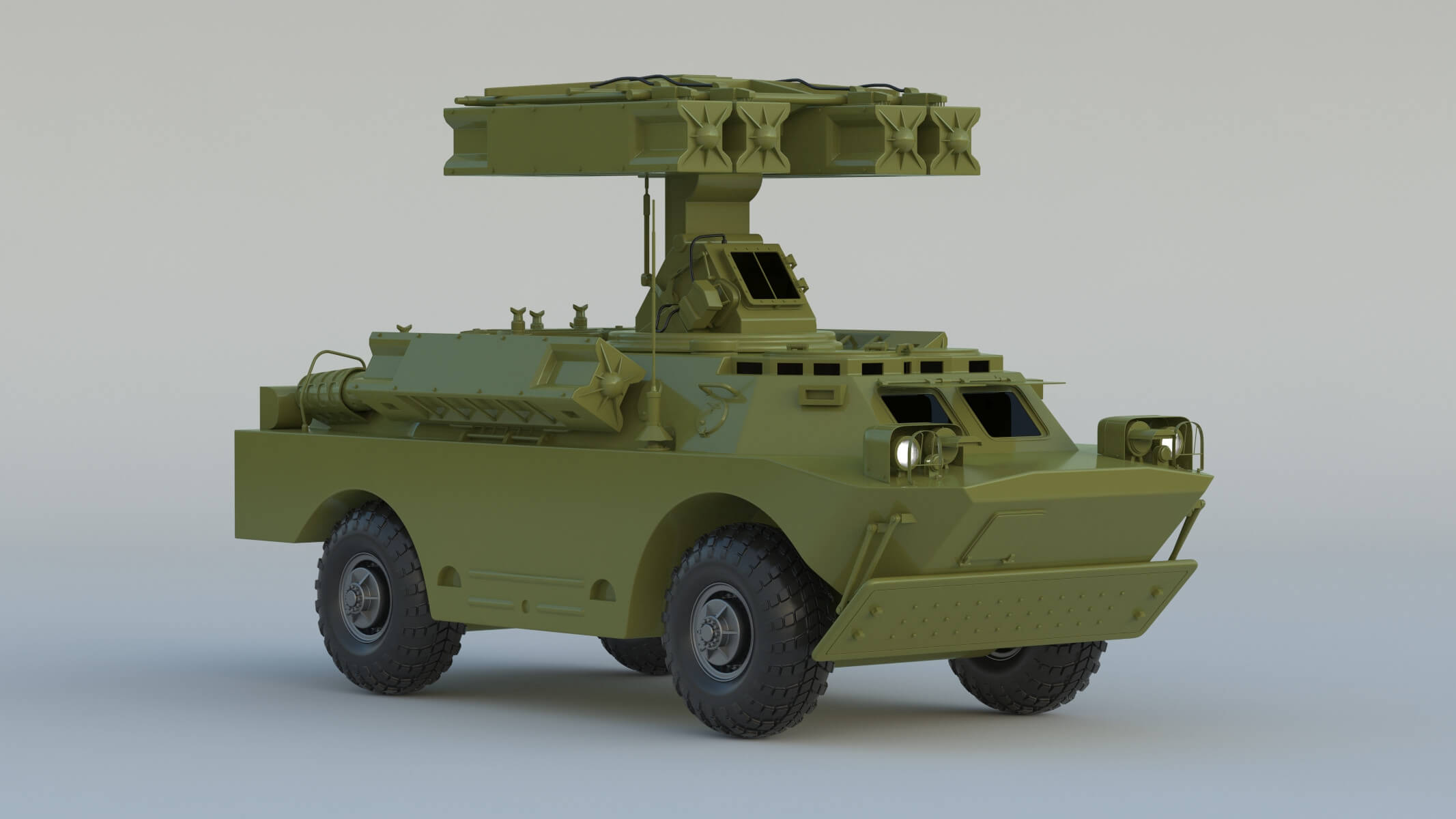 9K31 Strela-1 3D Model by frezzy