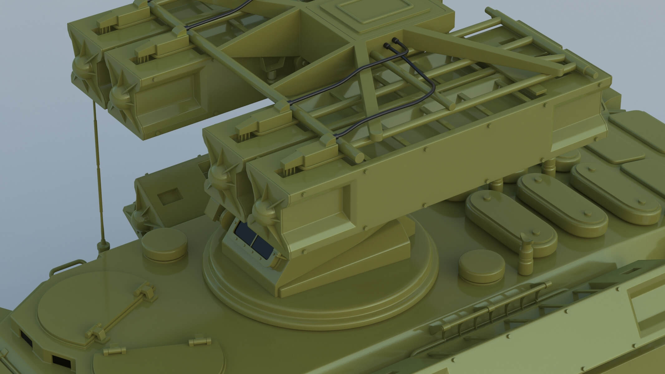 9K31 Strela-1 3D Model by frezzy