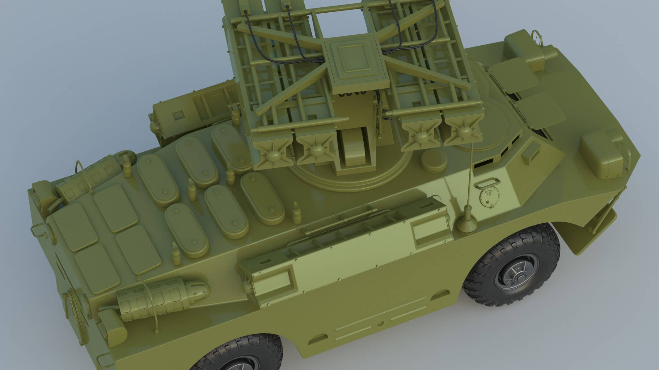 9K31 Strela-1 3D Model by frezzy